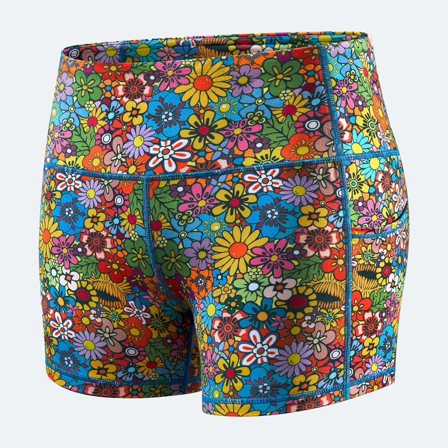 Tough Mode Women's 5" High Waist Yoga Athletic Running Workout ...