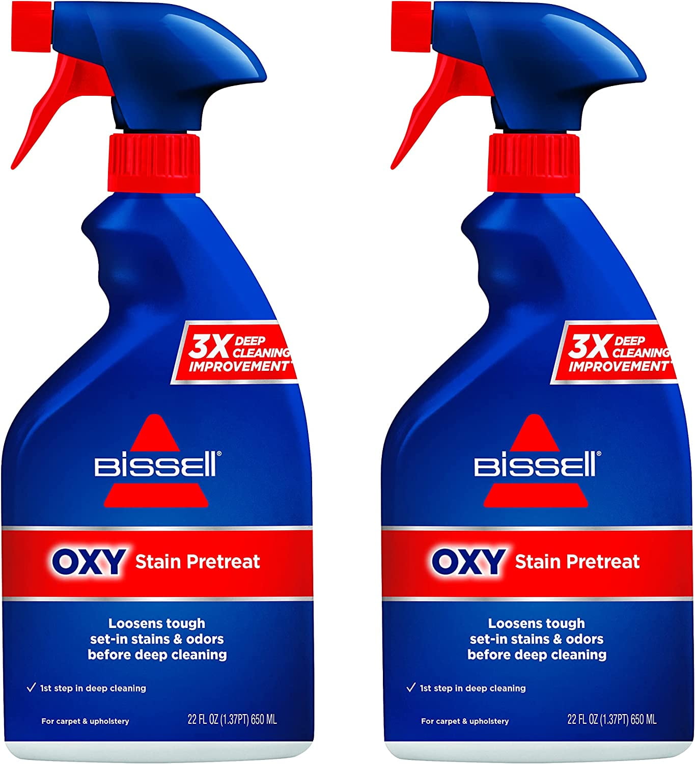 BISSELL Tough Oxy Stain Pretreat Formula, 22 Fl Oz, Pack of 2 - Walmart.com
