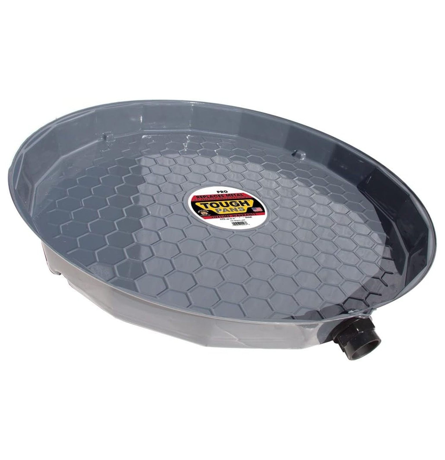 Tough Pans 27 inch PRO Hot Water heater Drain Pan with PVC Fitting ...