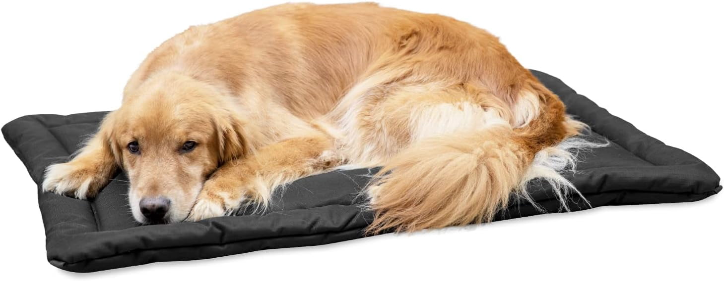 Tough Ripstop Dog Crate Pad - Durable & Machine Washable with Non-Skid ...