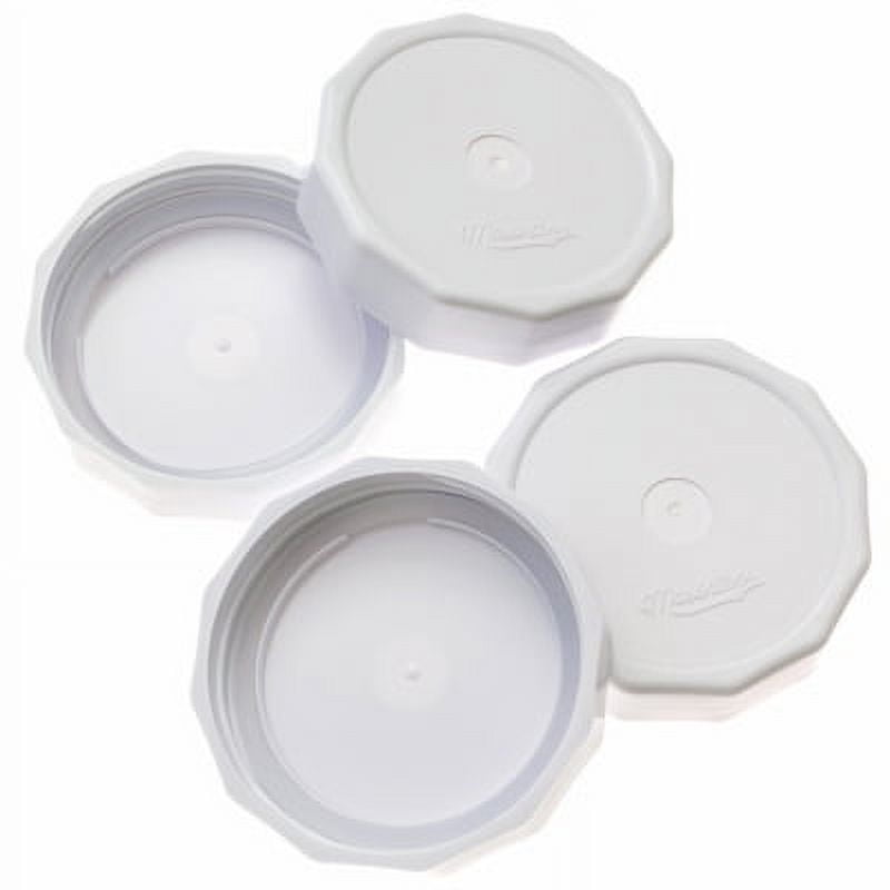 Tough Tops 4 Pack Durable Plastic Lids Wide-Mouth., Each - Walmart.com