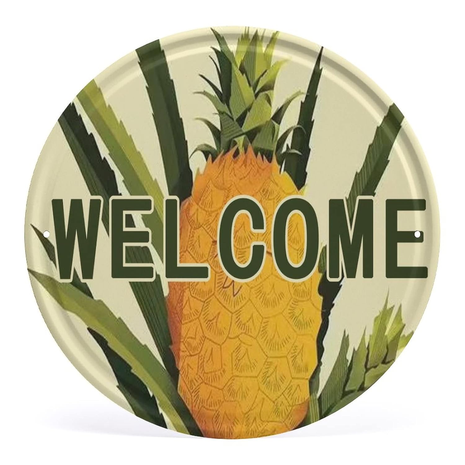 Tough But sweet Welcome Farm Metal Tin Sign Farmhouse Vintage Round ...