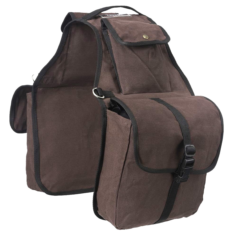 Tough1 Canvas Saddle Bag Brown - Walmart.com
