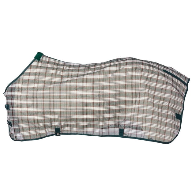 Tough 1 Green Plaid Deluxe Mesh Fly Sheet Green/Hunter 78 - Walmart ...