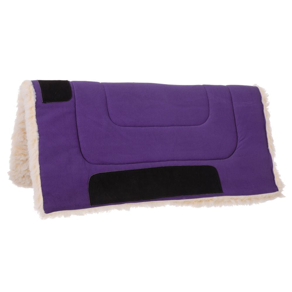Tough1 Fleece Bottom Canvas Saddle Pad - Walmart.com