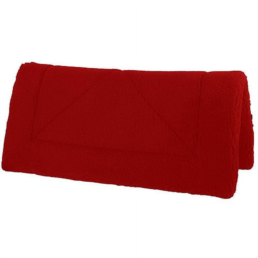 Tough1 Western Fleece Saddle Pad Red - Walmart.com