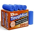 ToughBag Recycling Bags 13 Gallon (300 Count) Blue Trash Bags, Tall ...