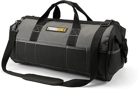 ToughBuilt – 24" Builder Tool Bag, Heavy-Duty 1680D Ballistic Fabric ...