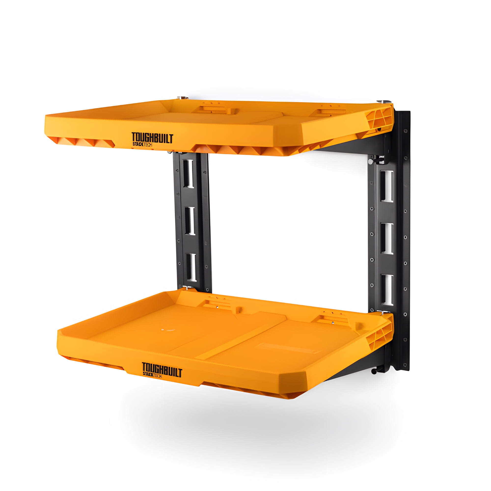 ToughBuilt StackTech 2-Shelf System, Wall Mounted Tool Storage ...