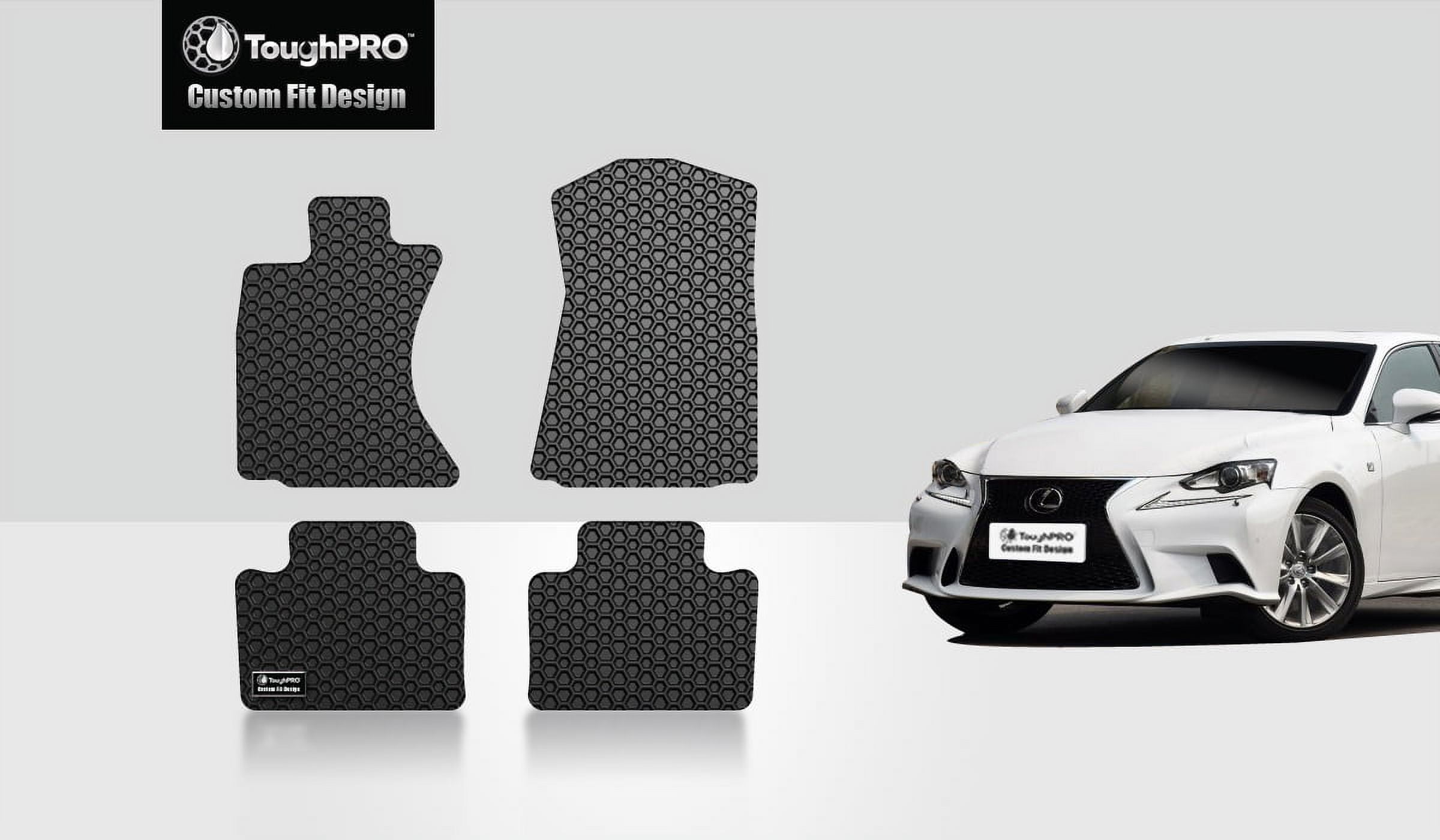 ToughPRO - 1st & 2nd Row Mats Compatible with LEXUS IS350 - All Weather ...