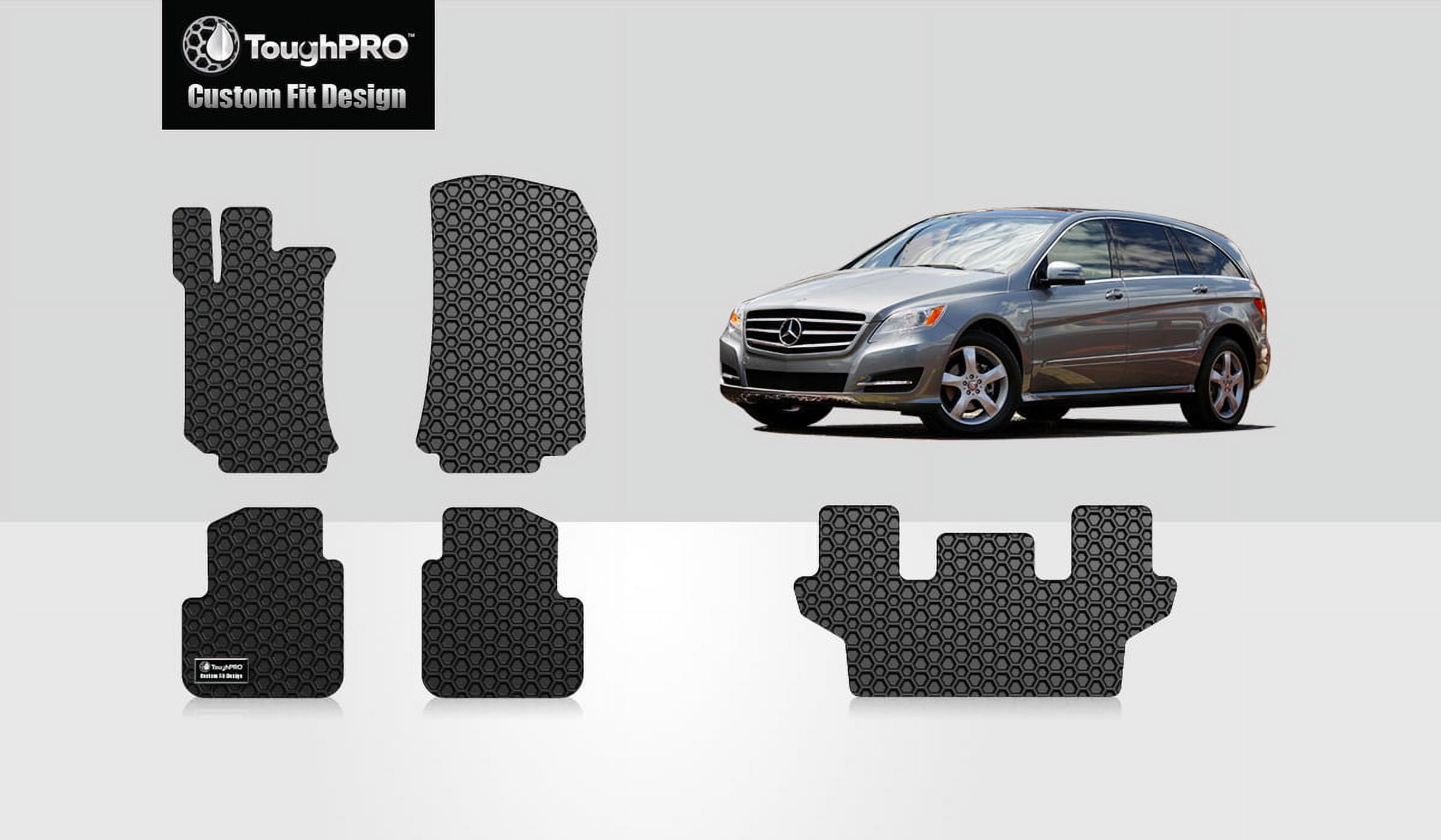 ToughPRO - Front 2nd & 3rd Row Mats Compatible with MERCEDES-BENZ R500 ...