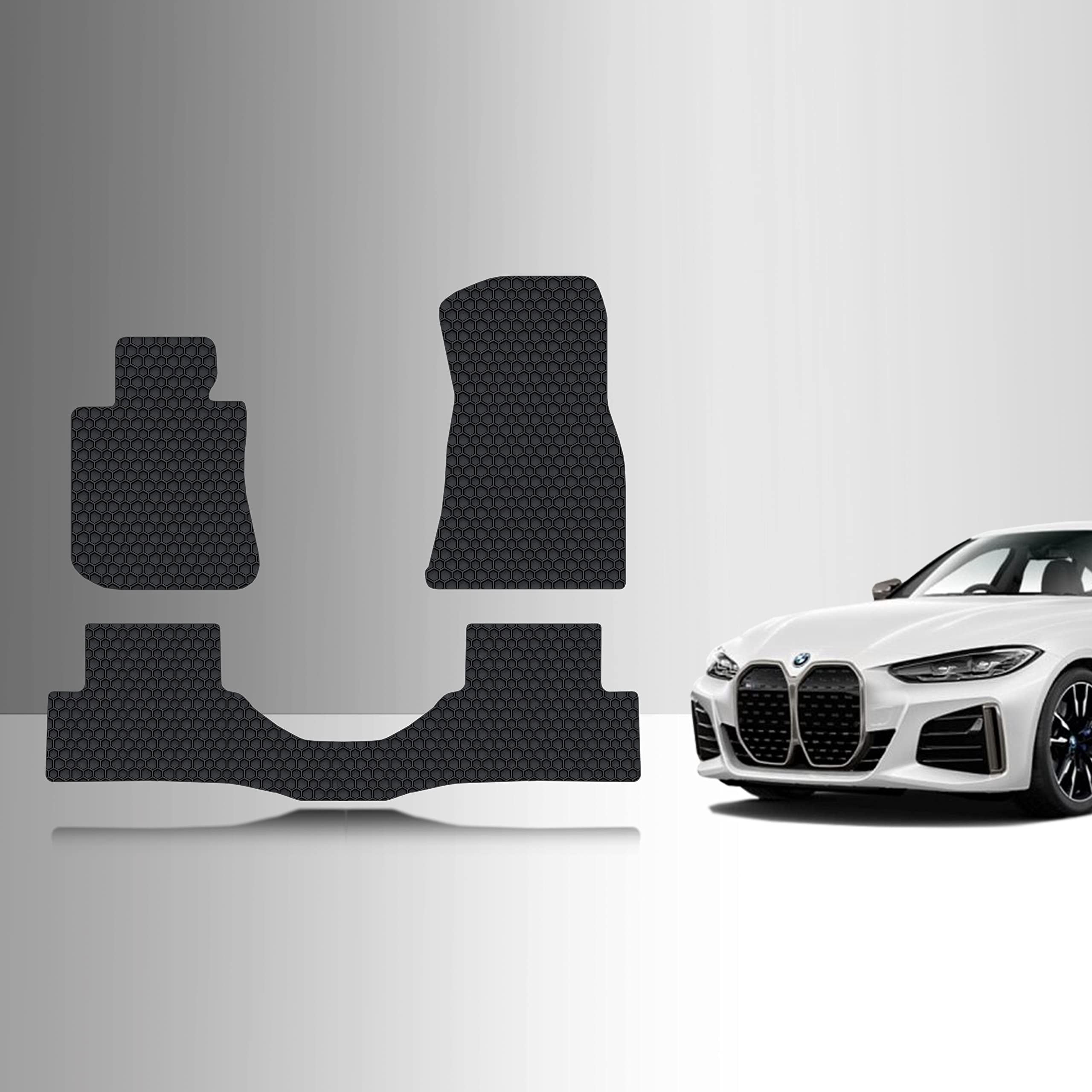 ToughPRO Front + 2nd Row Mats Compatible with BMW I4 2023 eDrive35 ...