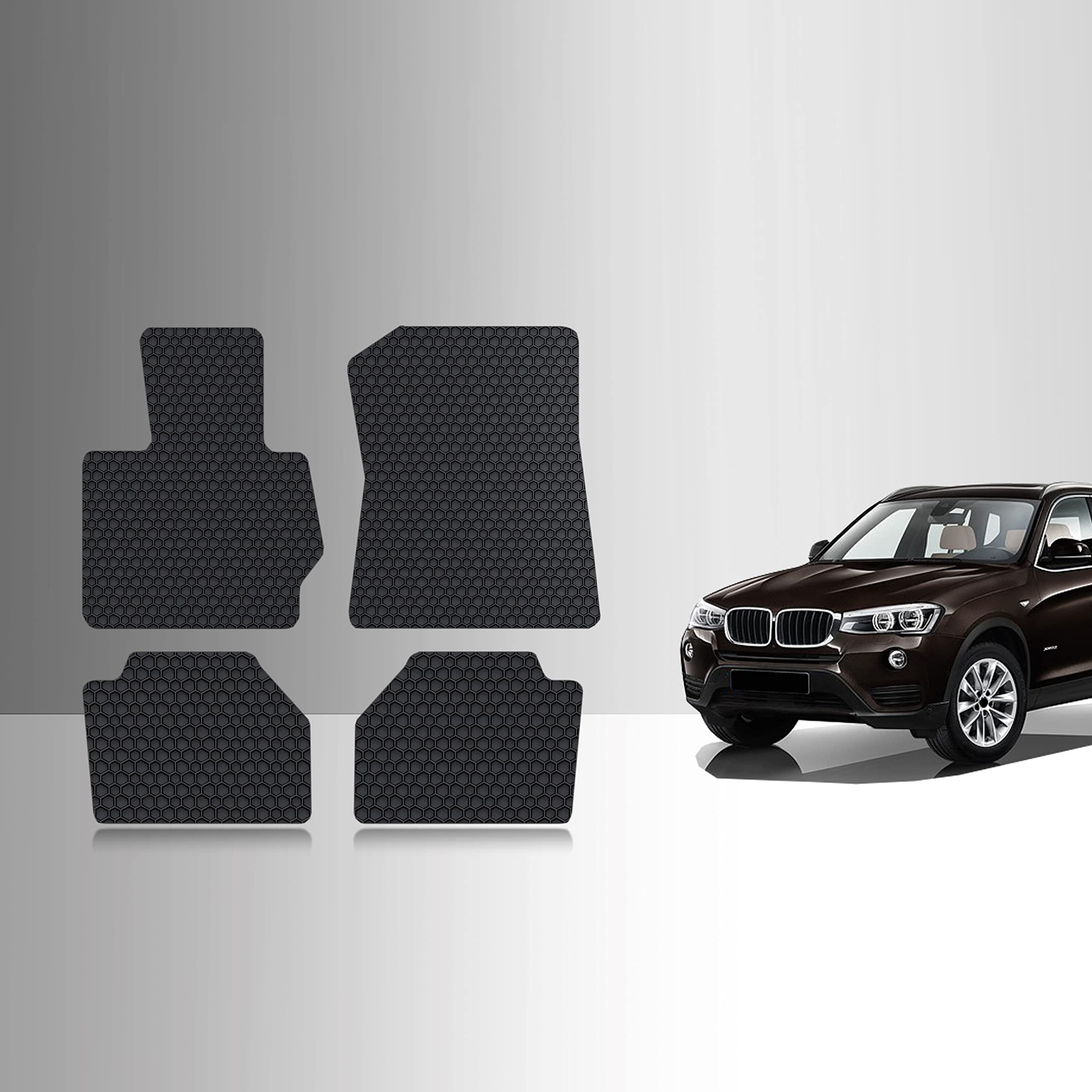 ToughPRO Front + 2nd Row Mats Compatible with BMW X3 2008 - All Weather ...