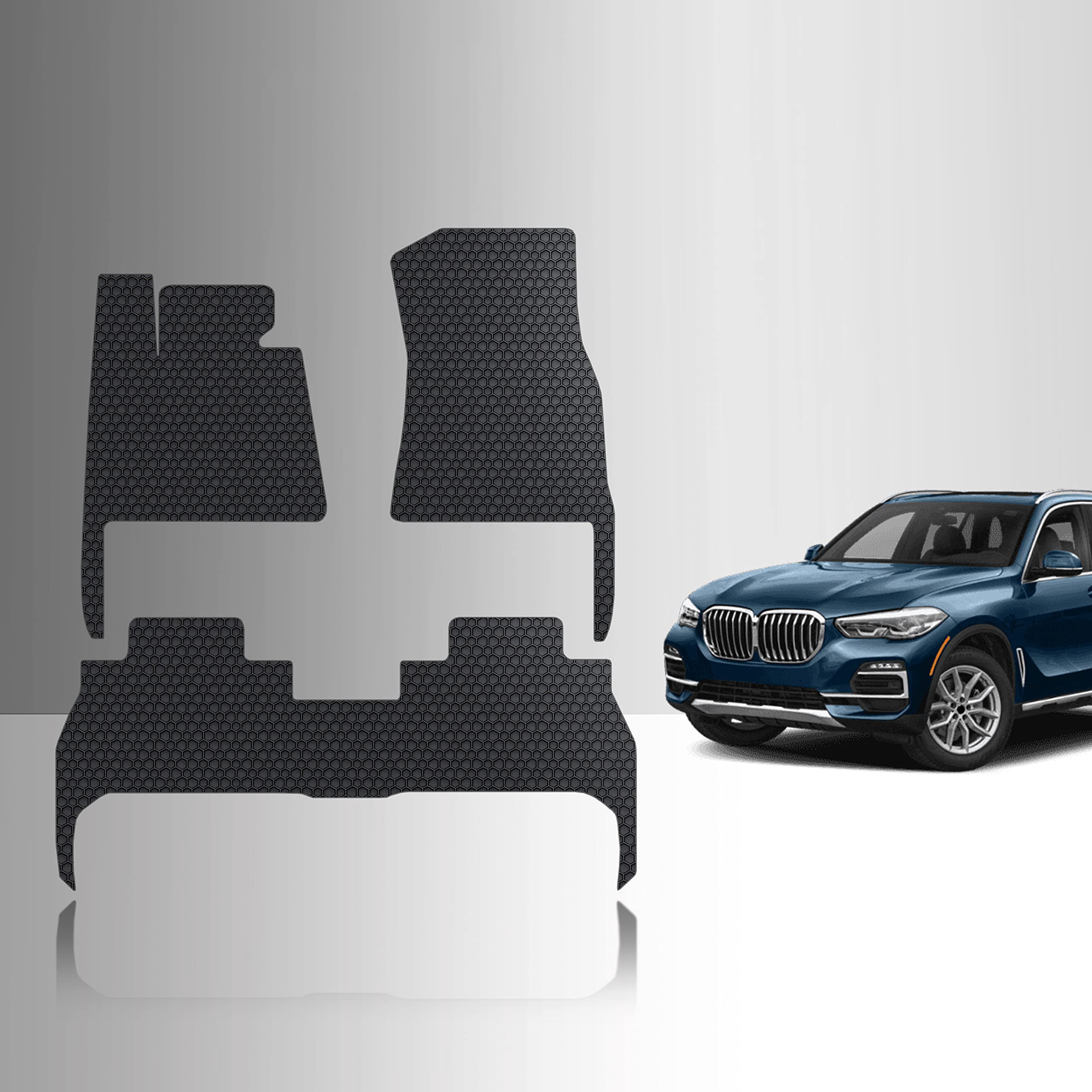 ToughPRO Front + 2nd Row Mats Compatible with BMW X5 2021 - All Weather ...