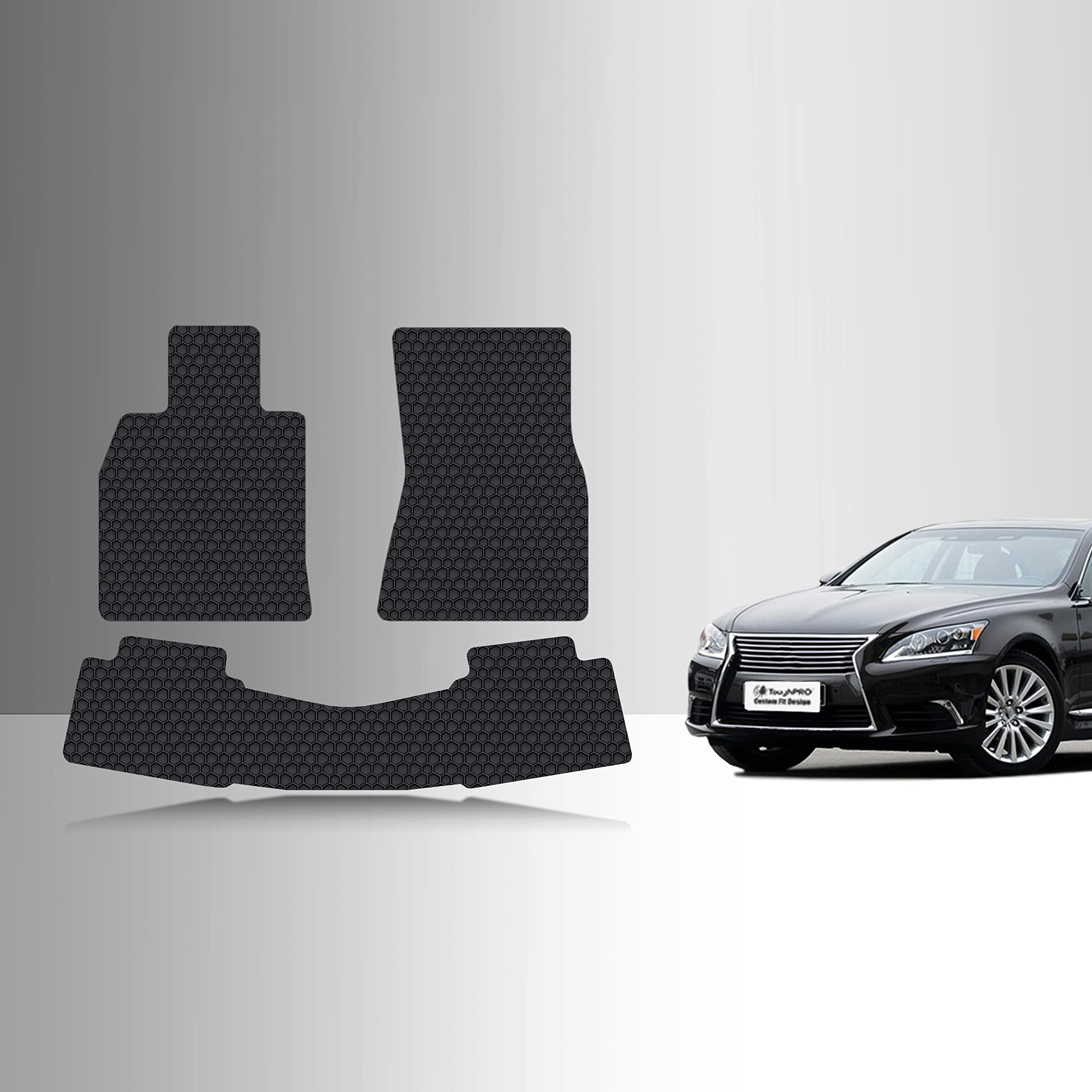 ToughPRO Front + 2nd Row Mats Compatible with Lexus LS460 2013 - All ...