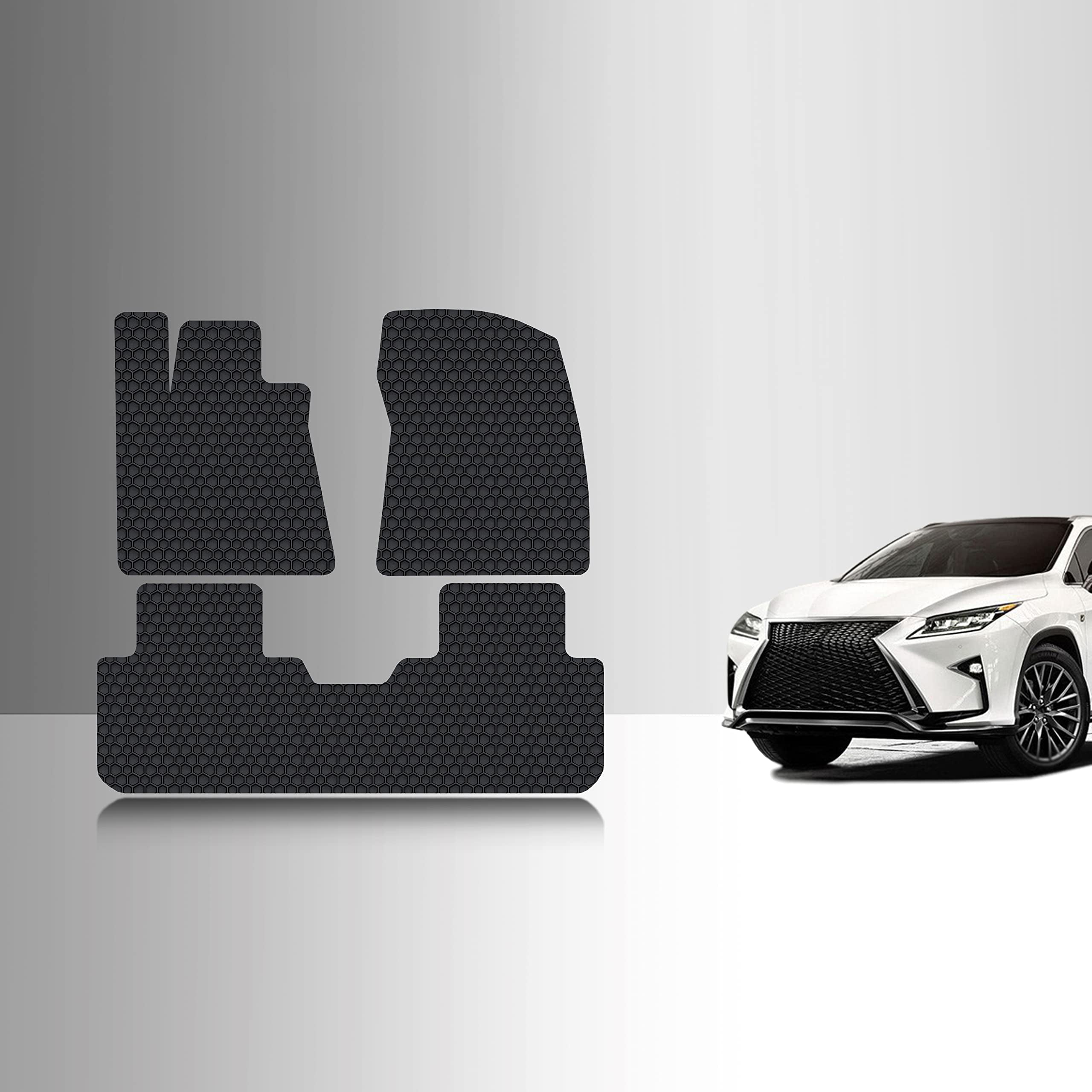 ToughPRO Front + 2nd Row Mats Compatible with Lexus RX350 / RX450h 2021 ...