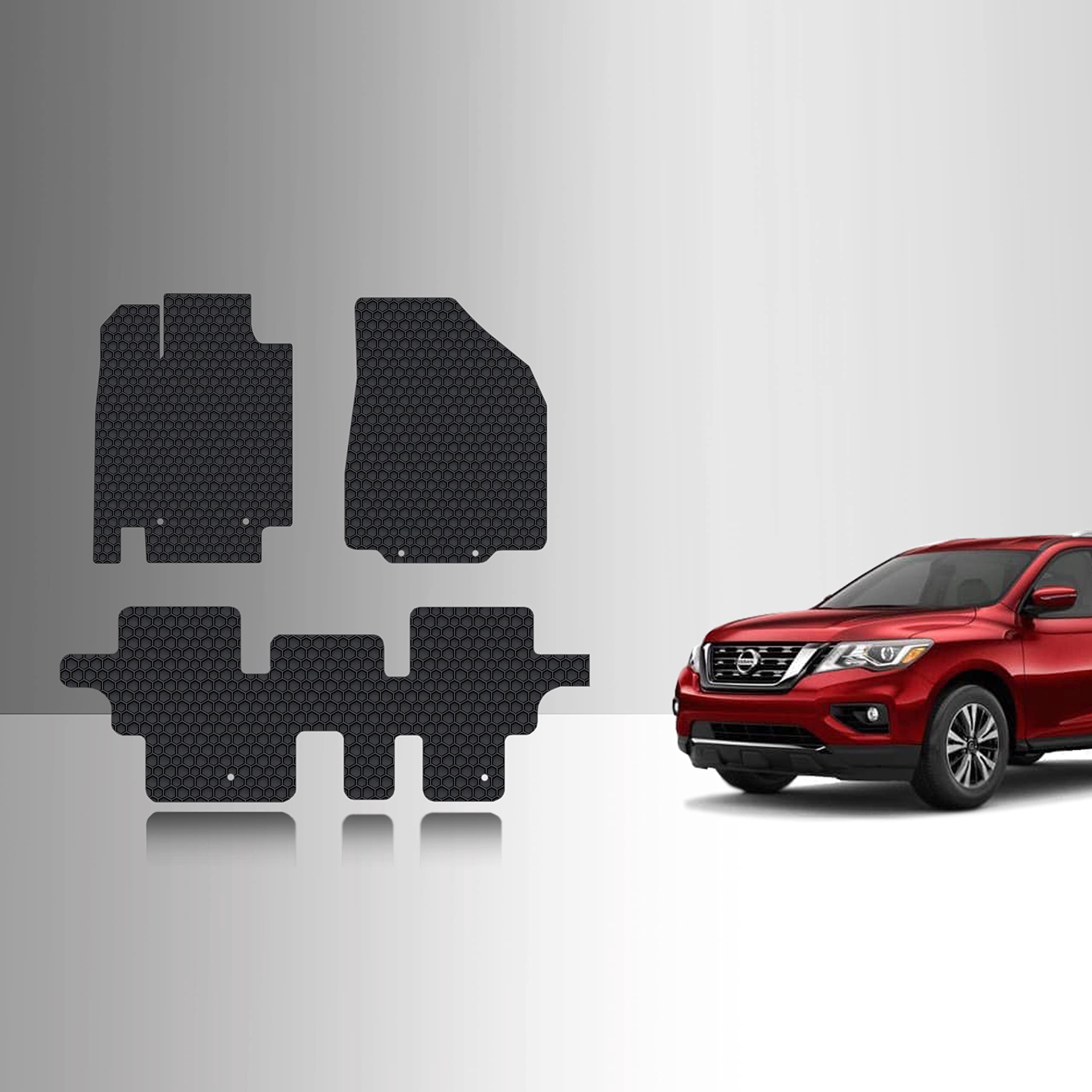 ToughPRO Front + 2nd Row Mats Compatible with Nissan Pathfinder 2017 ...