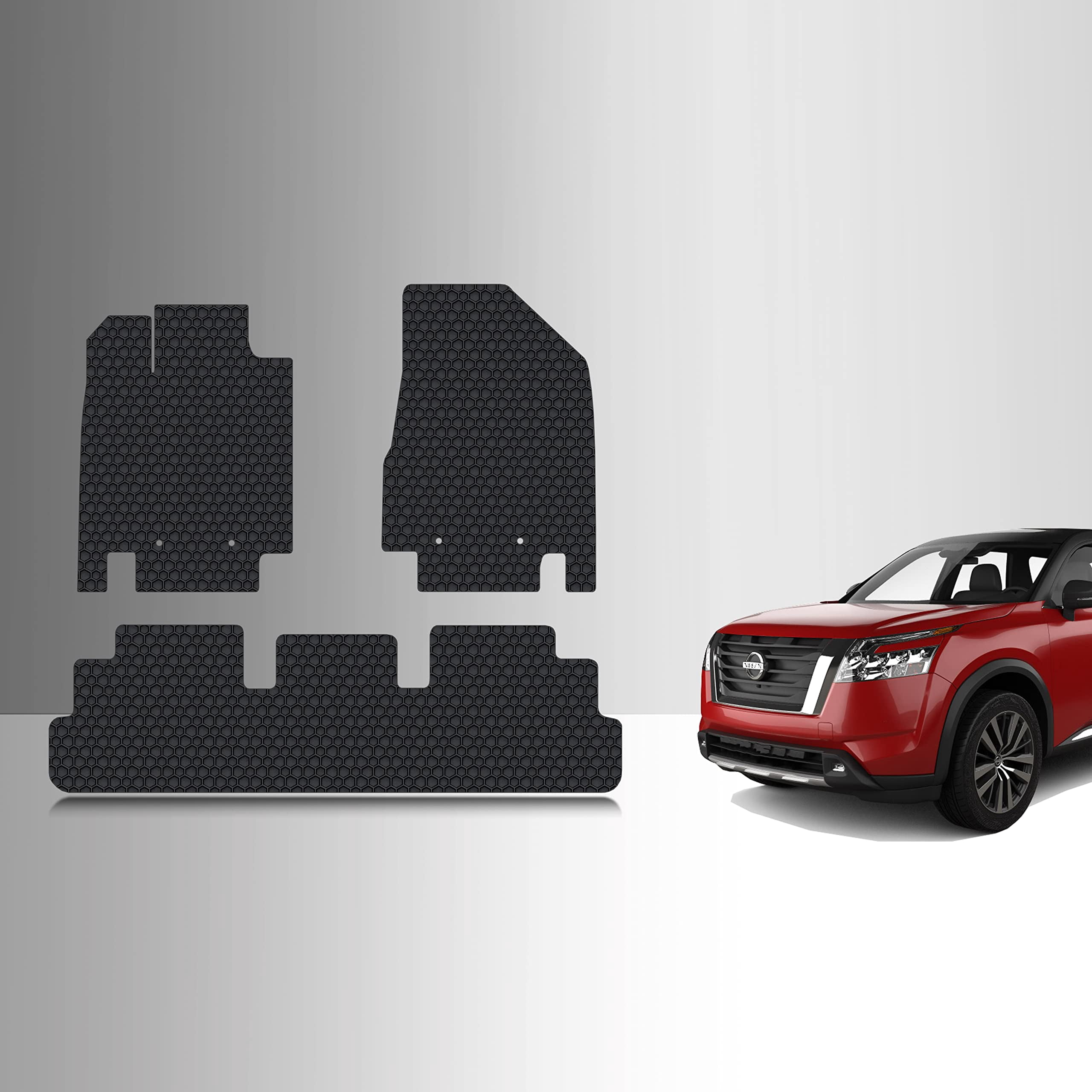 ToughPRO Front + 2nd Row Mats Compatible with Nissan Pathfinder 2021 ...