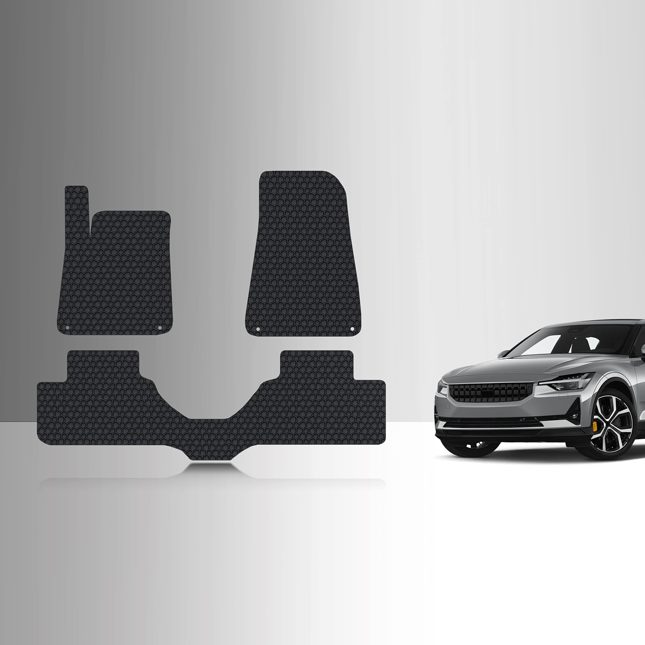 ToughPRO Front + 2nd Row Mats Compatible with Polestar 2 2022 - All ...