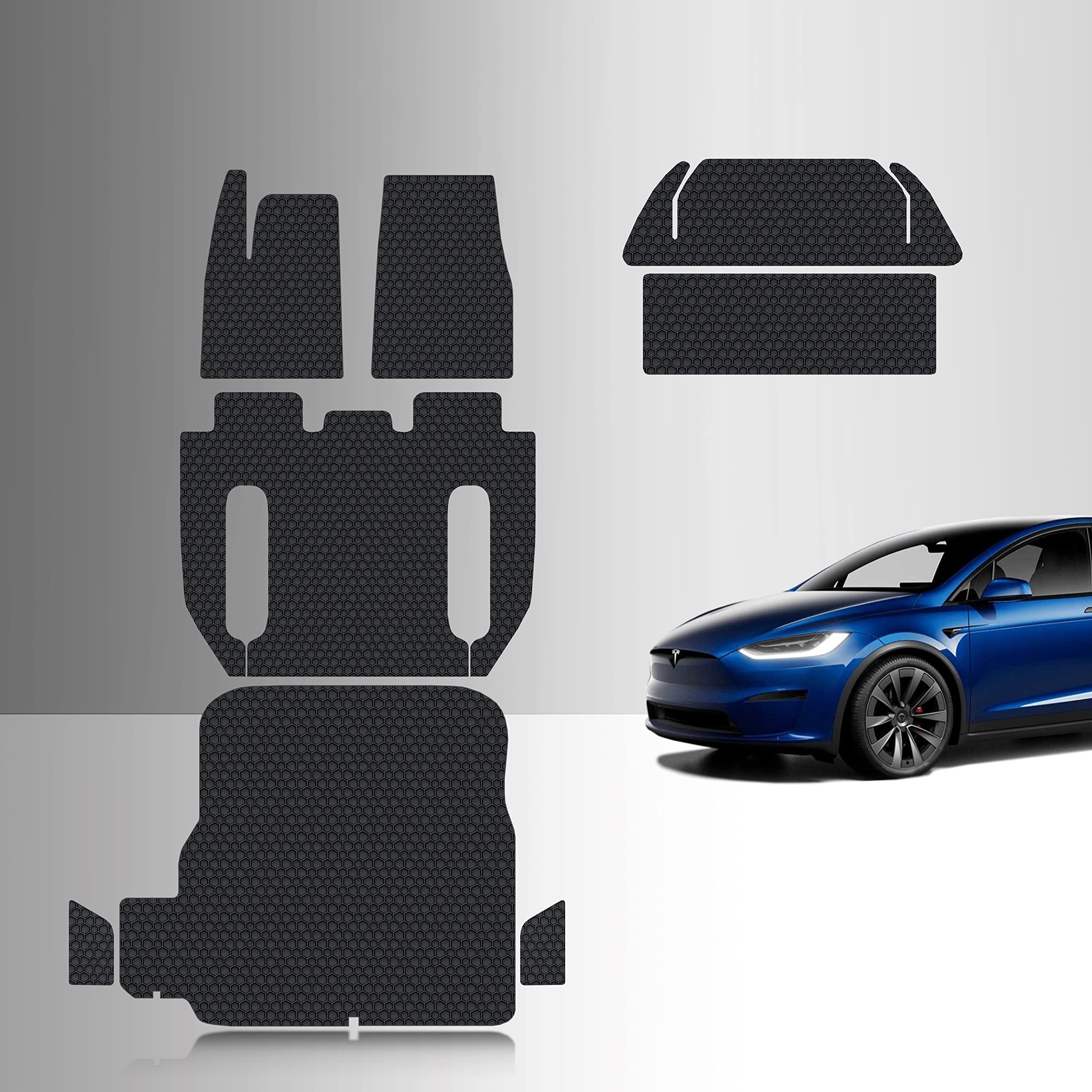 ToughPRO Floor Mats (Complete Set) Compatible with Tesla Model X Long ...