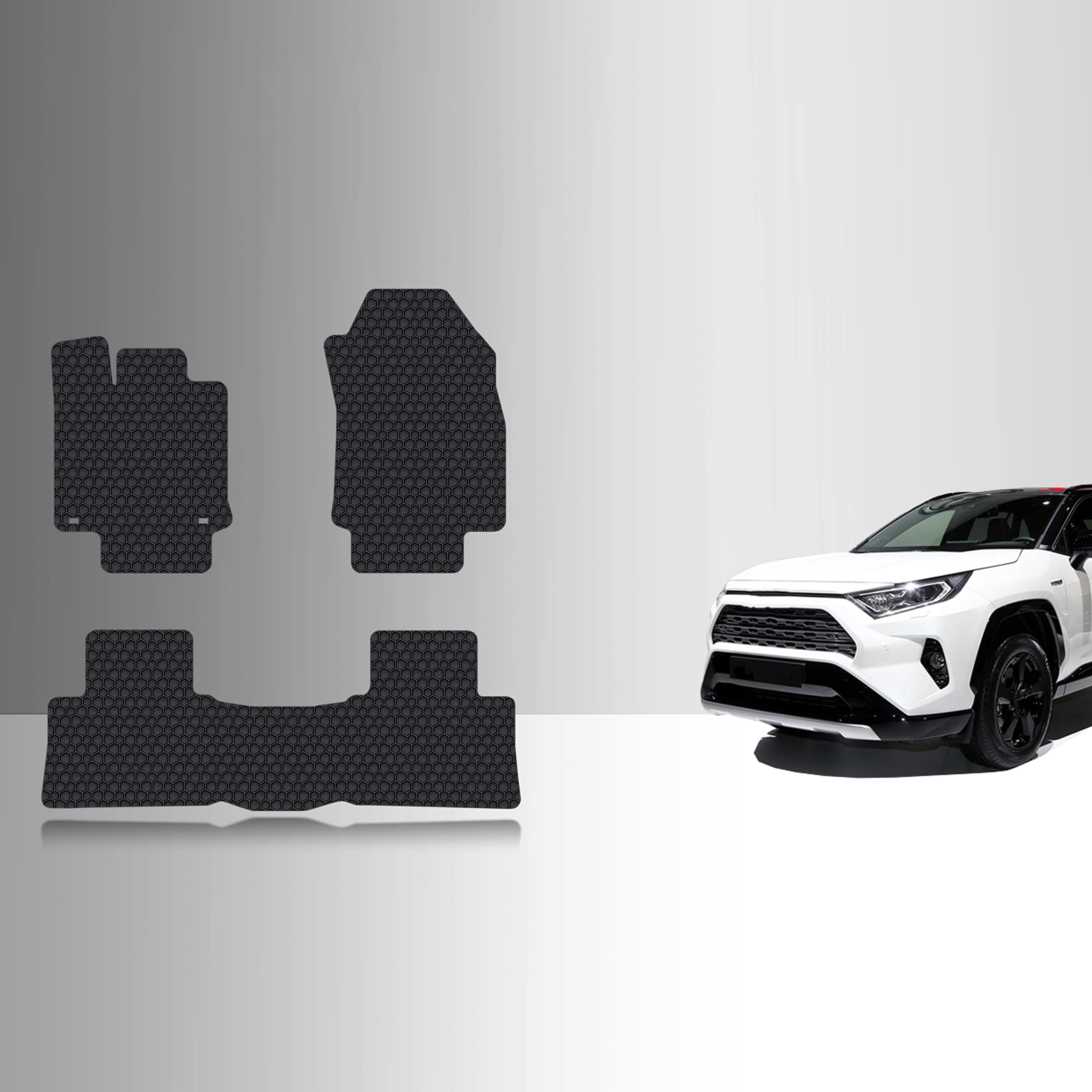 ToughPRO Front + 2nd Row Mats Compatible with Toyota RAV4 2021 - All ...