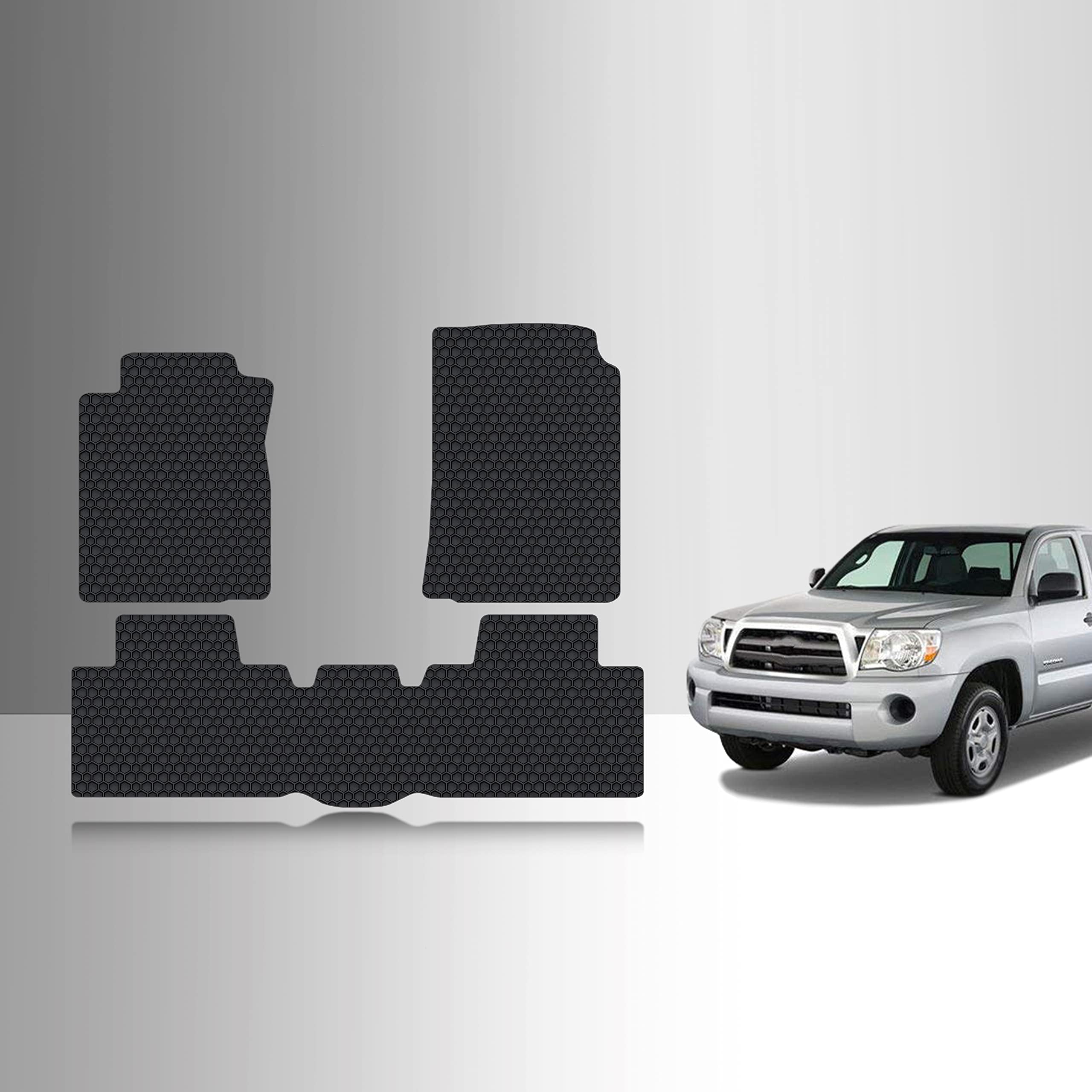 ToughPRO Front + 2nd Row Mats Compatible with Toyota Tacoma 2005 Access ...