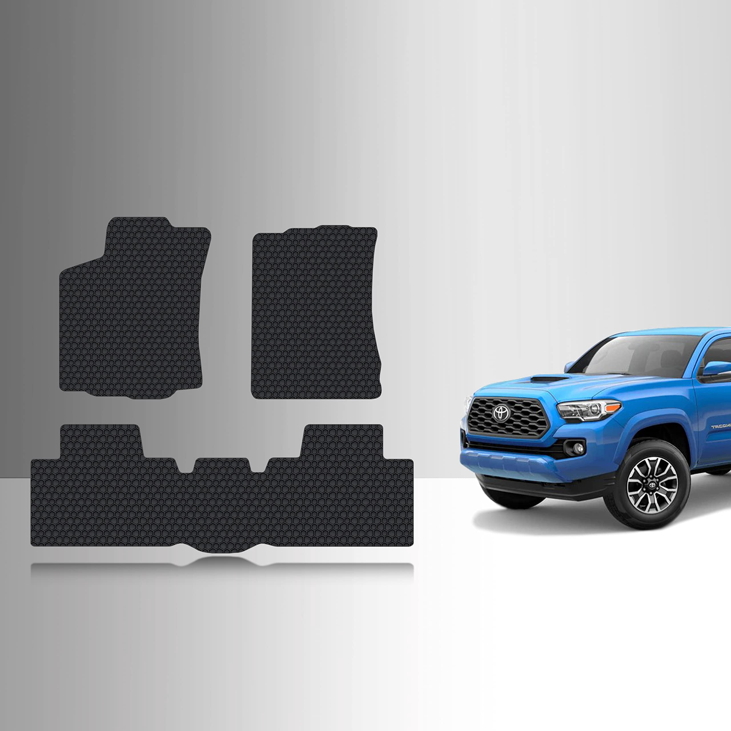 ToughPRO Front + 2nd Row Mats Compatible with Toyota Tacoma 2021 Access ...