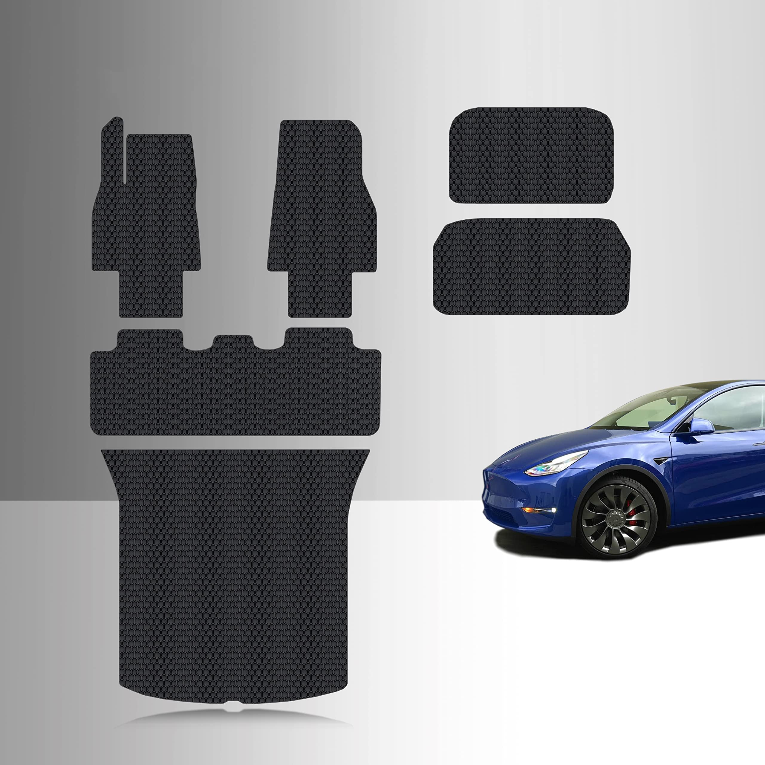ToughPRO Front + Frunk + Storage + Trunk Mats Compatible with Tesla ...