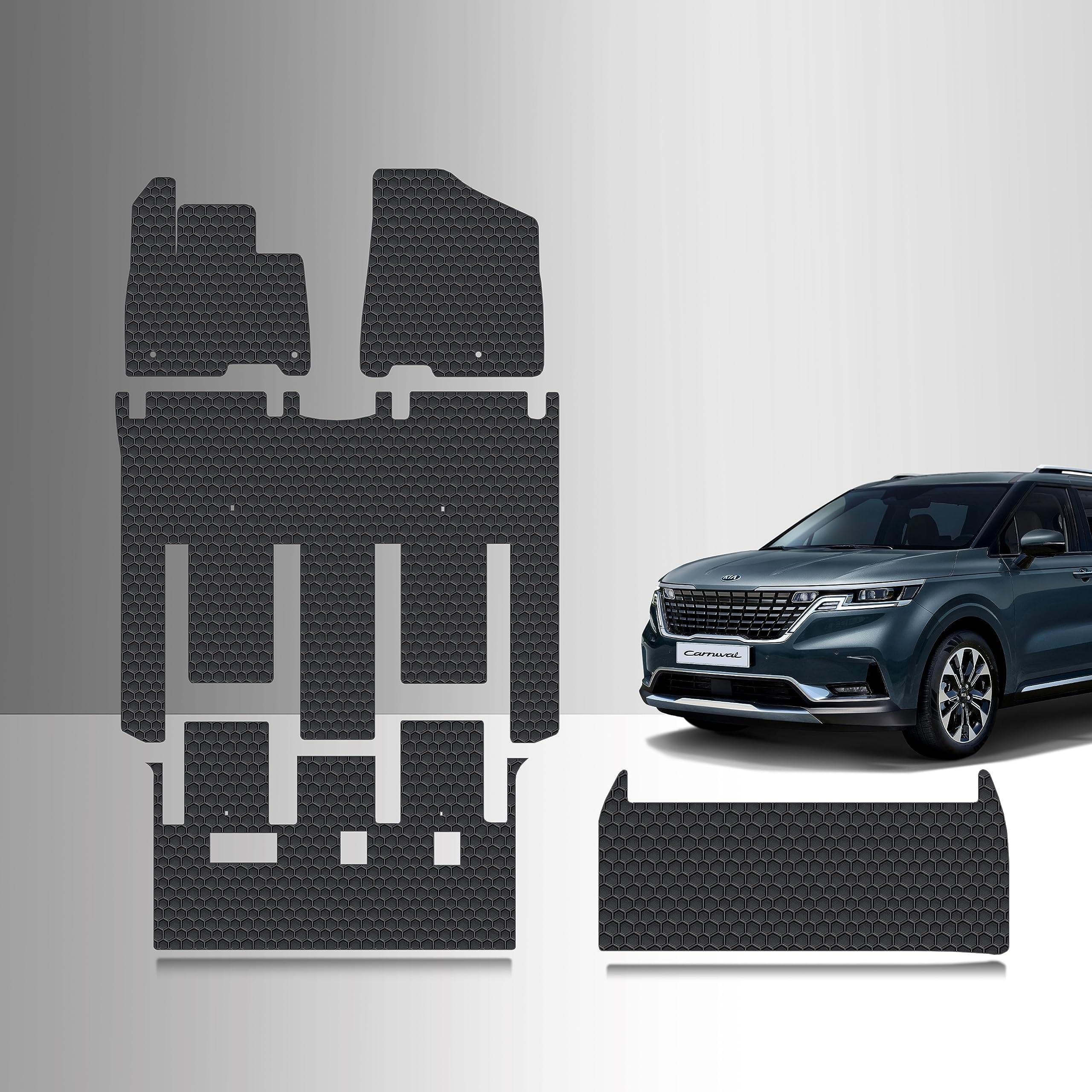 ToughPRO Full Set + Storage Mats Compatible with KIA Carnival 2022 7 ...