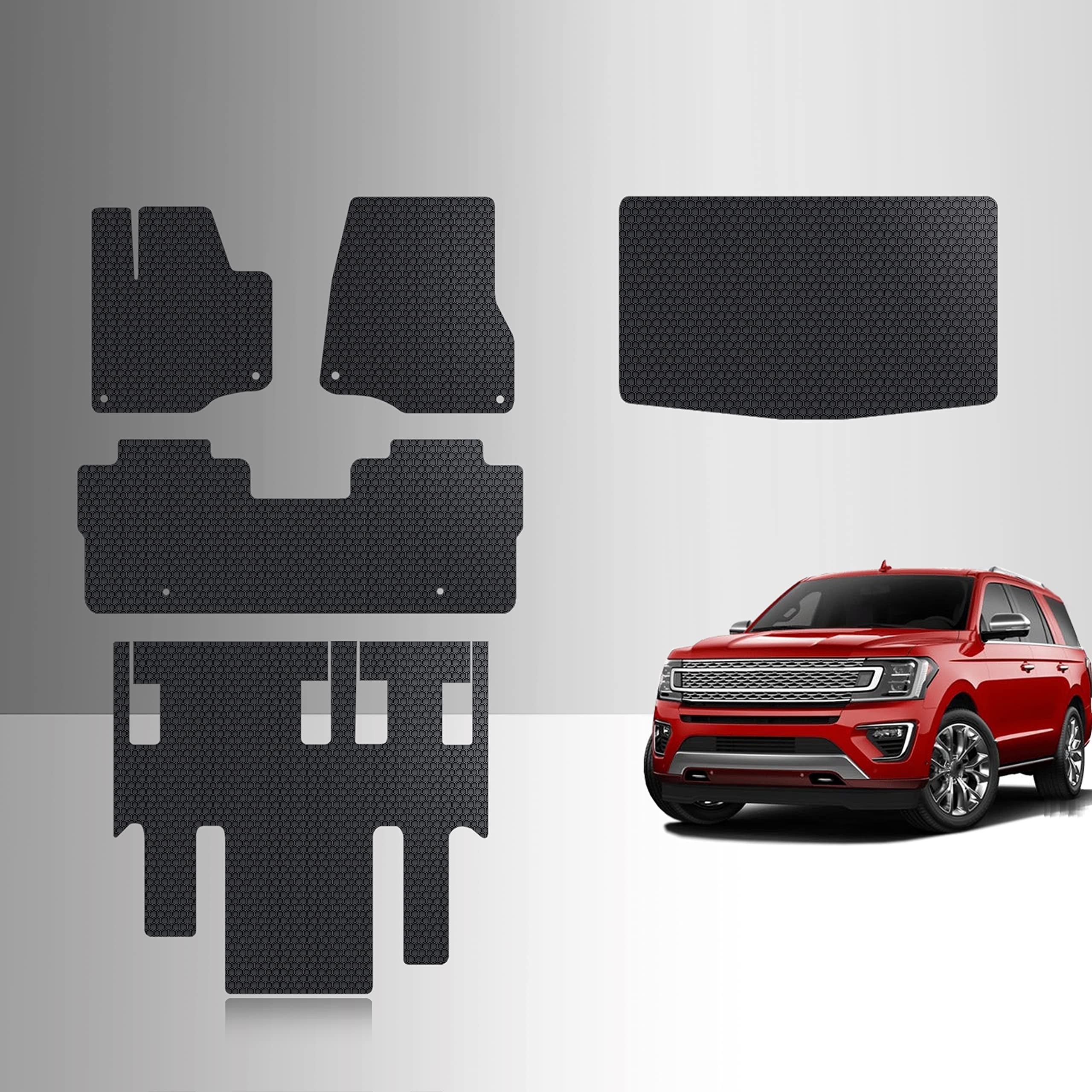 ToughPRO Full Set + Trunk Mats Compatible with Ford Expedition 2020 Max ...
