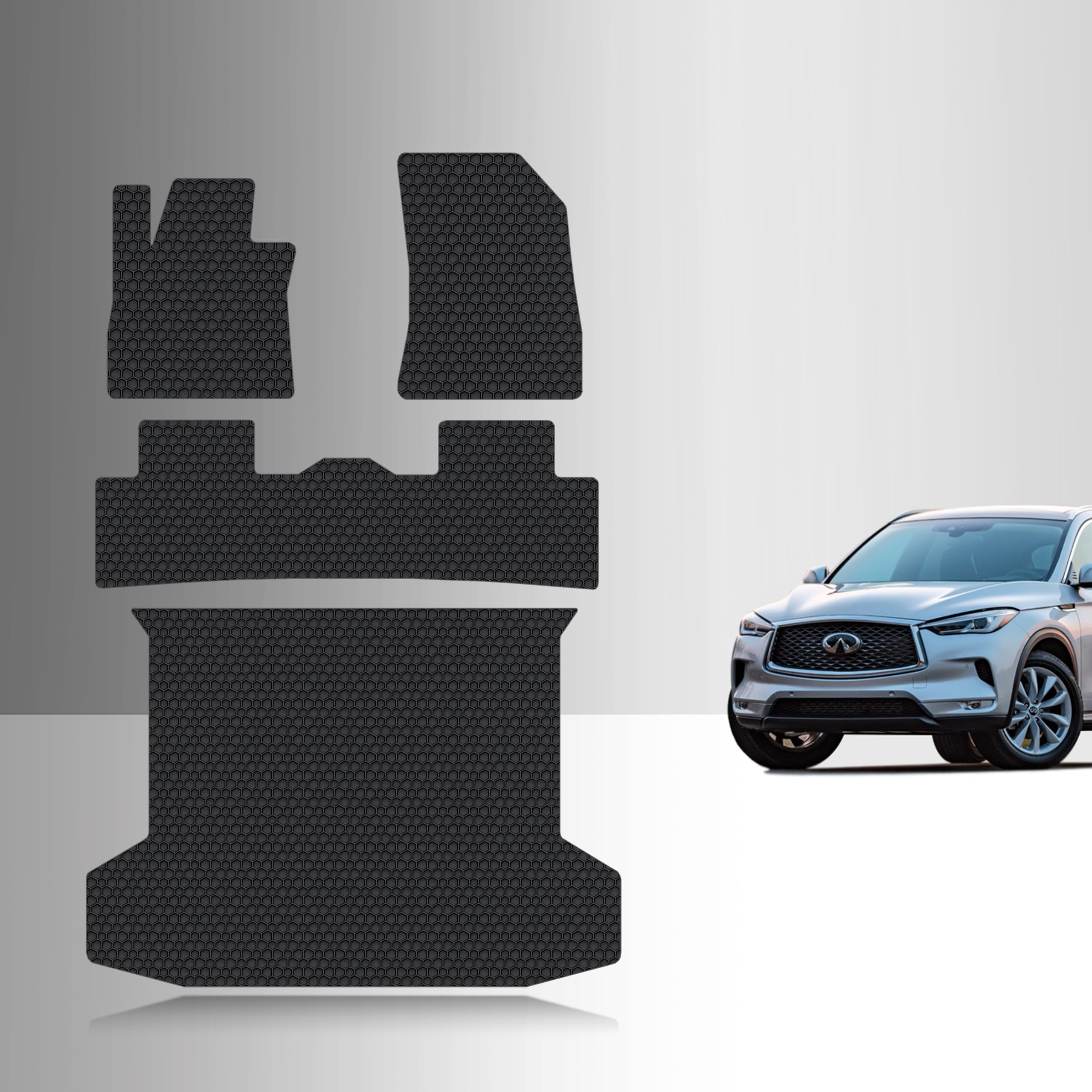 ToughPRO Full Set + Trunk Mats Compatible with Infiniti QX50 2021 - All ...