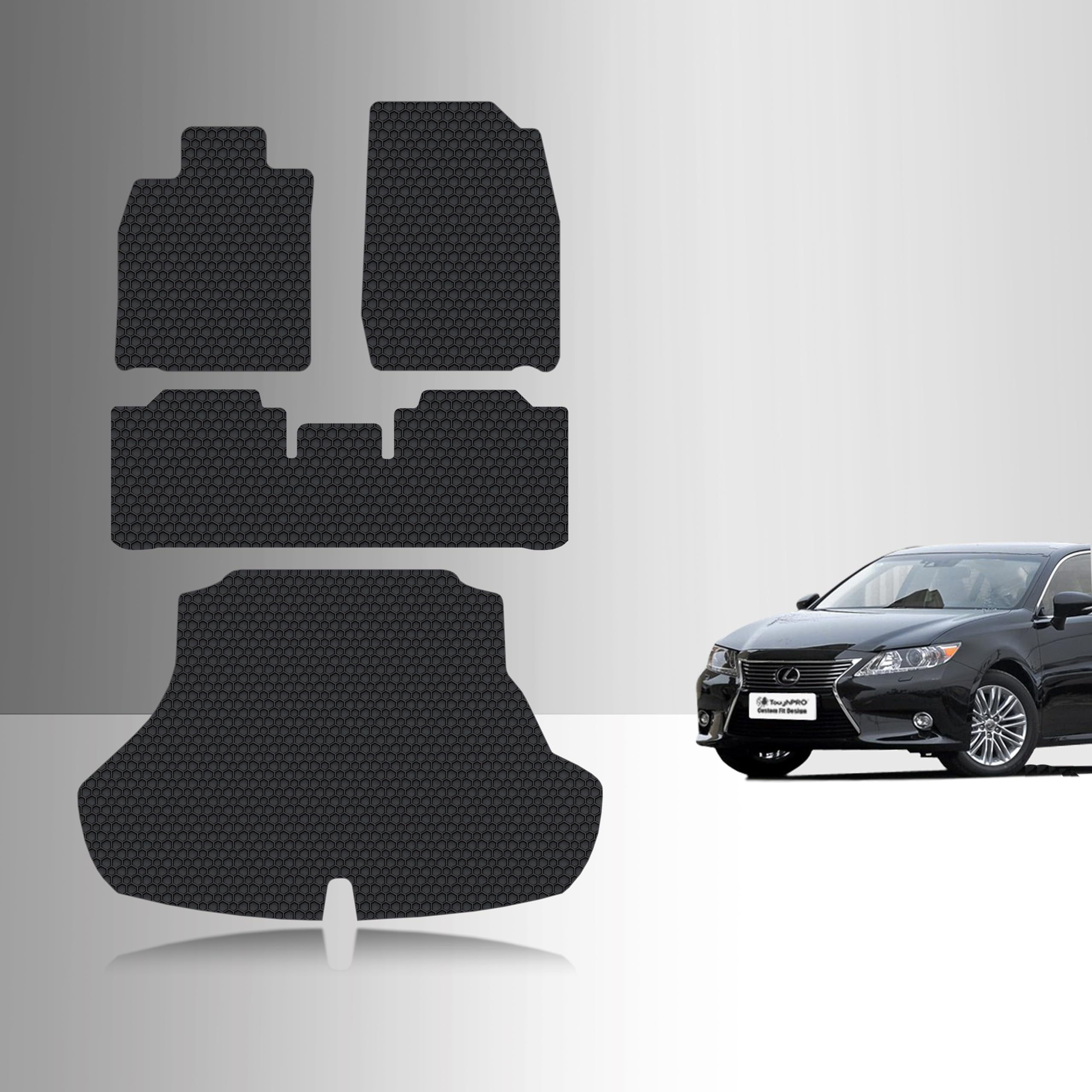 ToughPRO Full Set + Trunk Mats Compatible with Lexus ES350 2018 - All ...