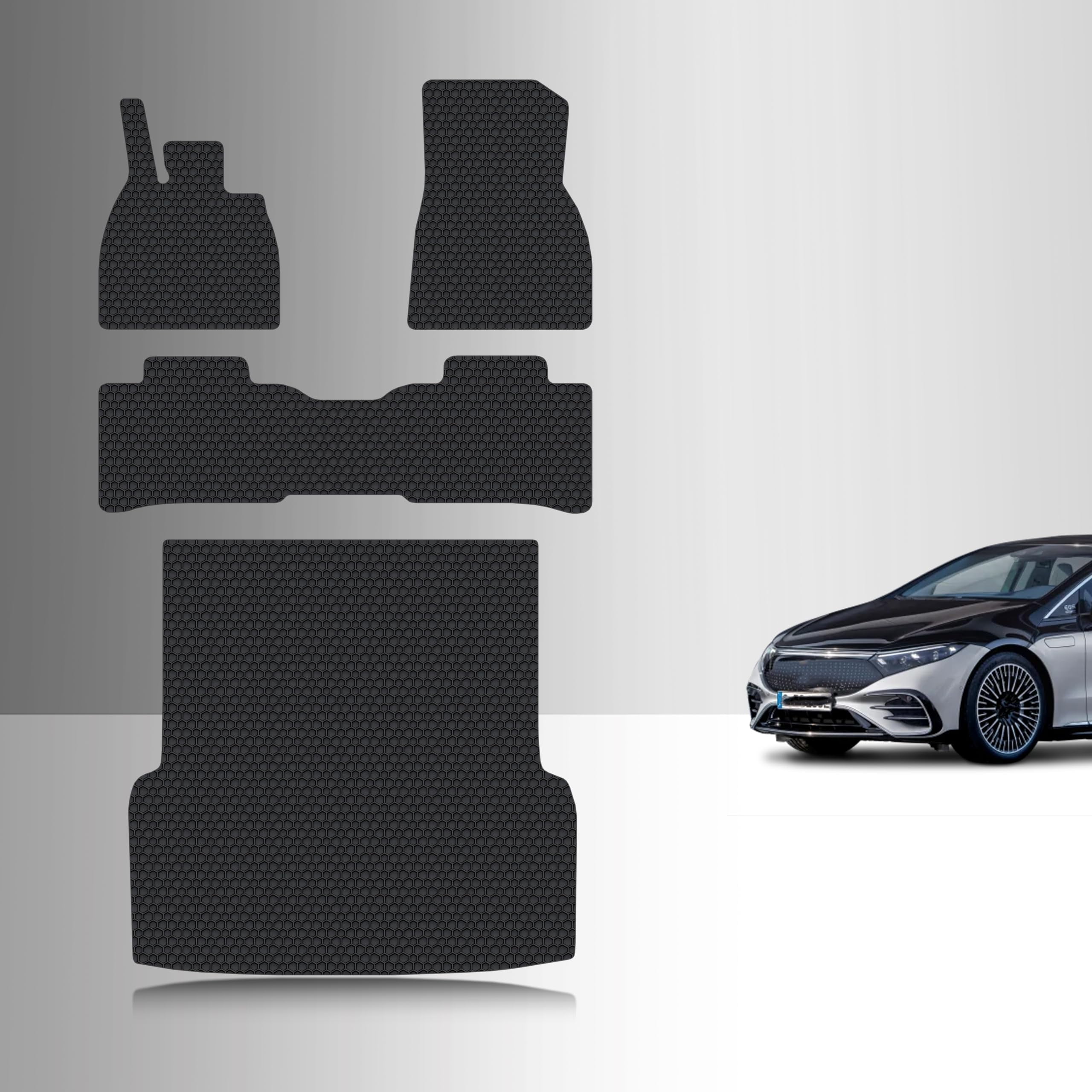ToughPRO Full Set + Trunk Mats Compatible with Mercedes Benz EQS Sedan ...