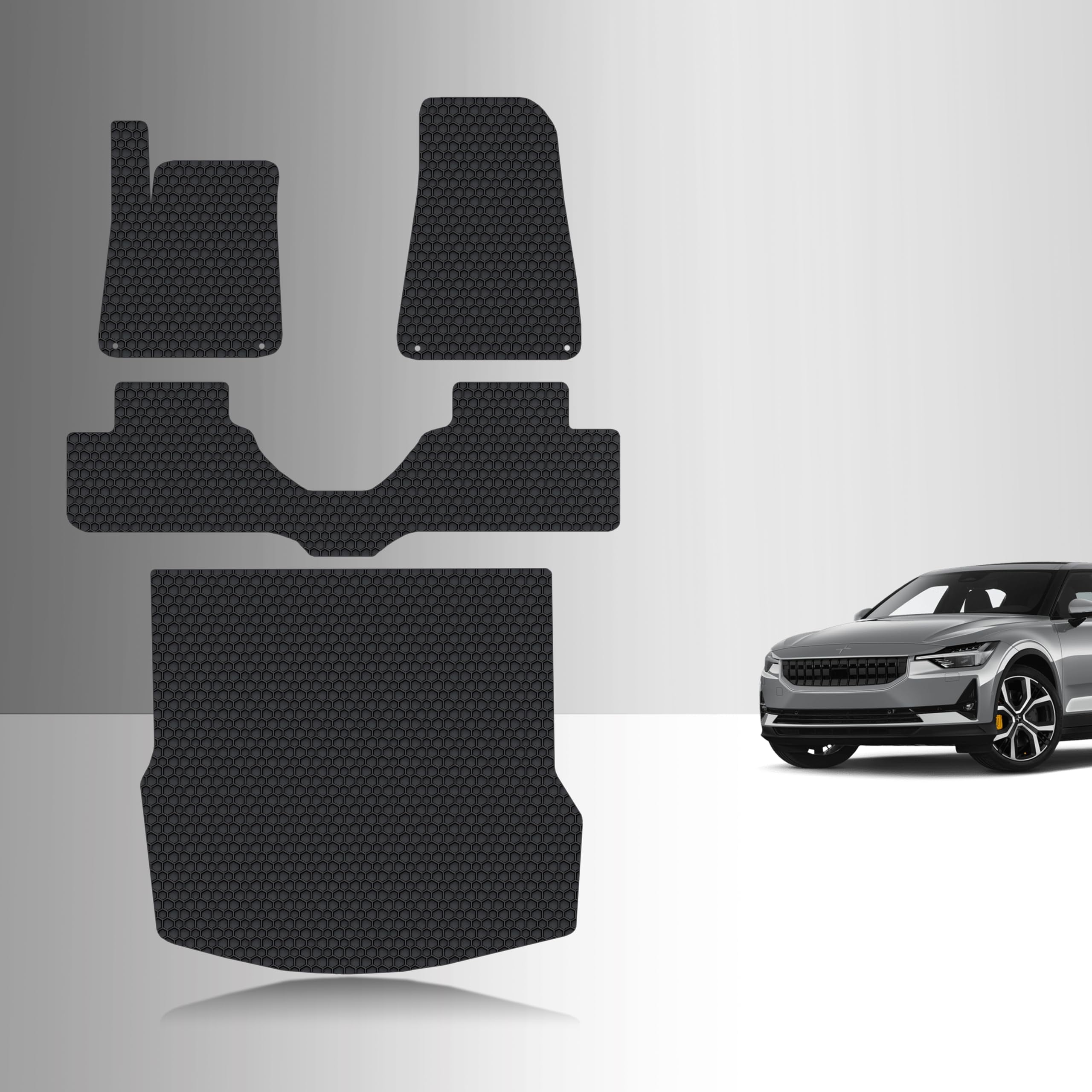 ToughPRO Full Set + Trunk Mats Compatible with Polestar 2 2021 - All ...