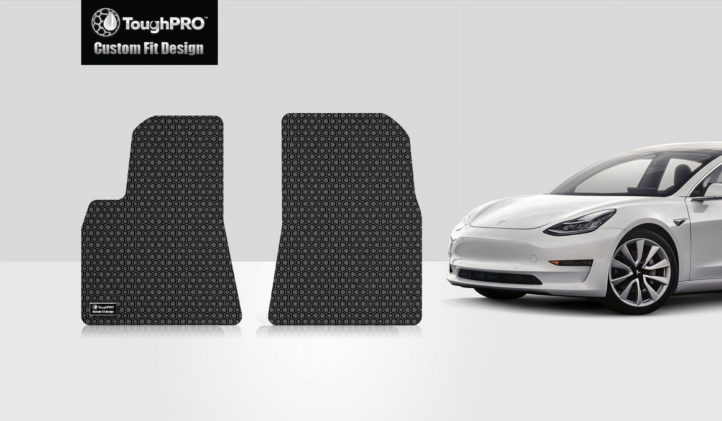 ToughPRO - Full Set with Trunk & Frunk Mats Compatible with TESLA Model ...