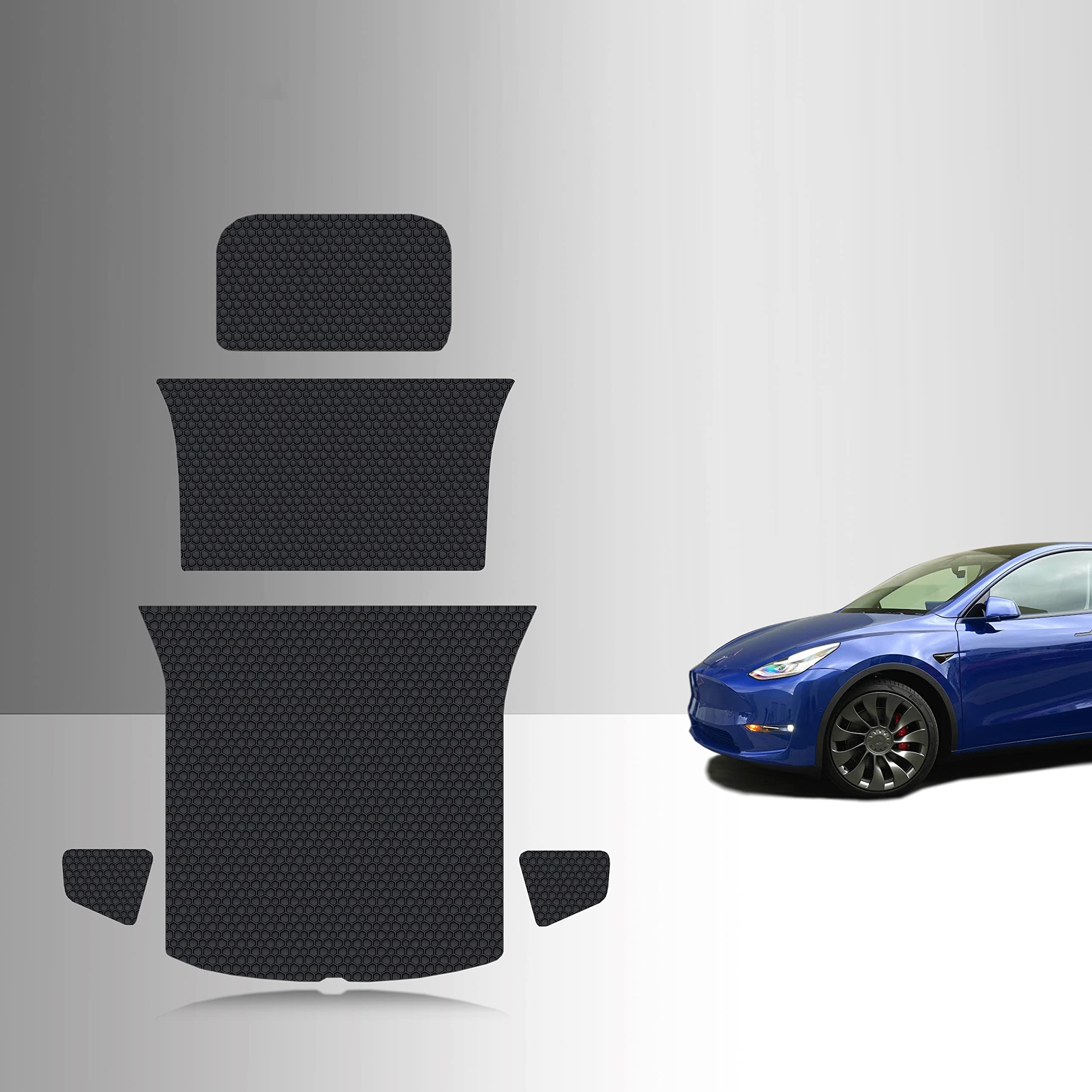 ToughPRO Storage + Trunk Mats Compatible with Tesla Model Y 2023 5 ...