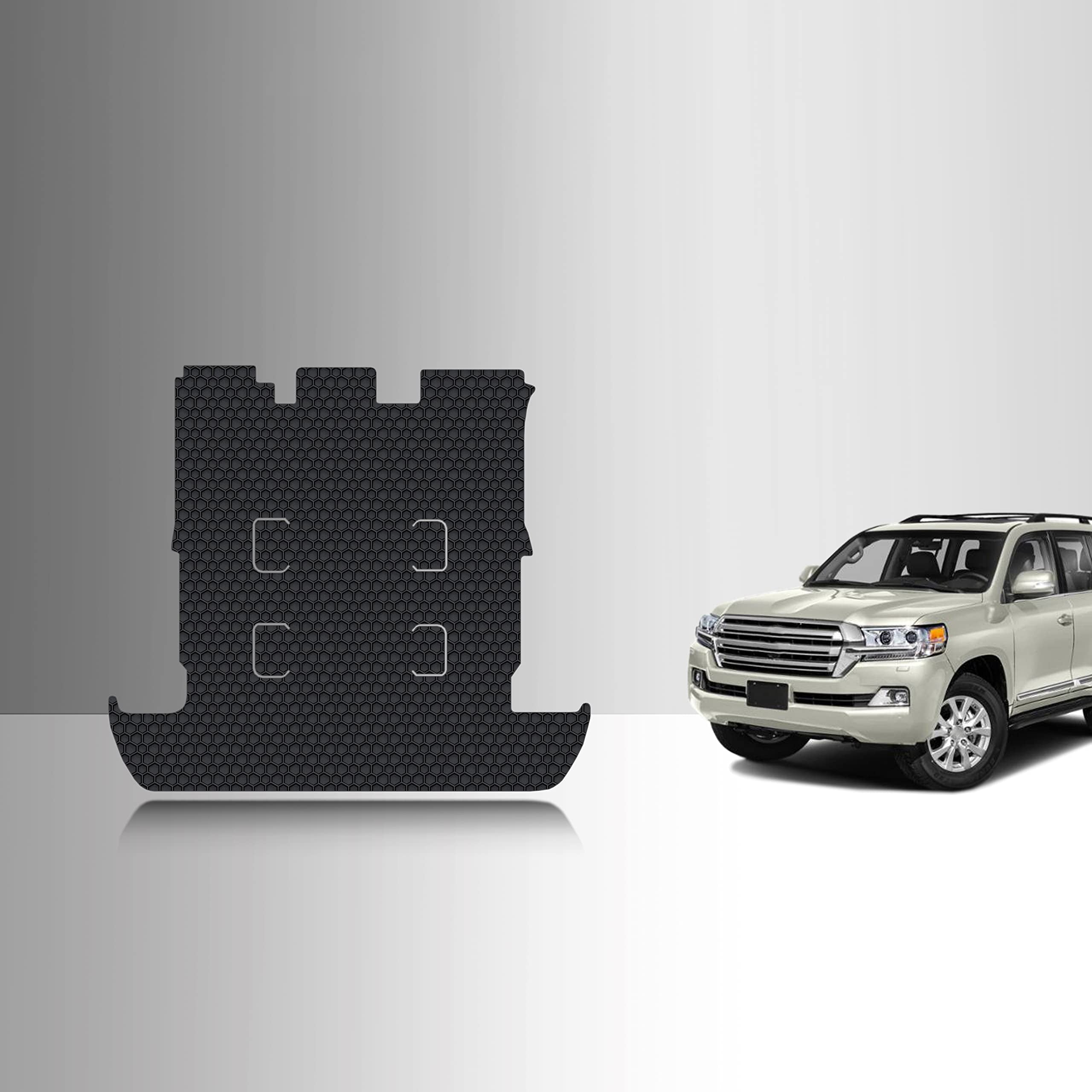 ToughPRO Trunk Mat Compatible with Toyota Land Cruiser 2021 with Rail ...
