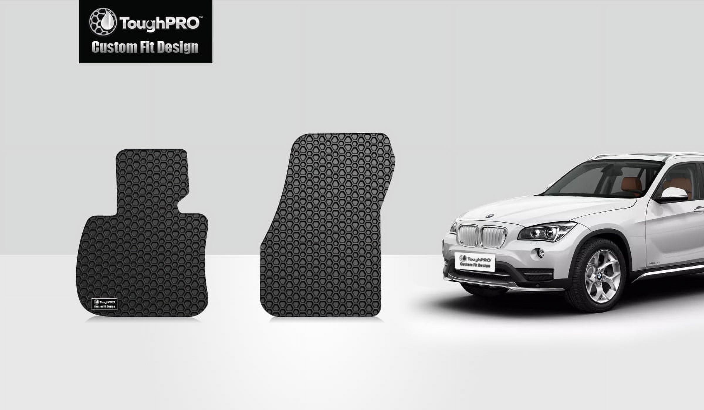 ToughPRO - Two Front Mats Compatible with BMW X1 - All Weather Heavy ...