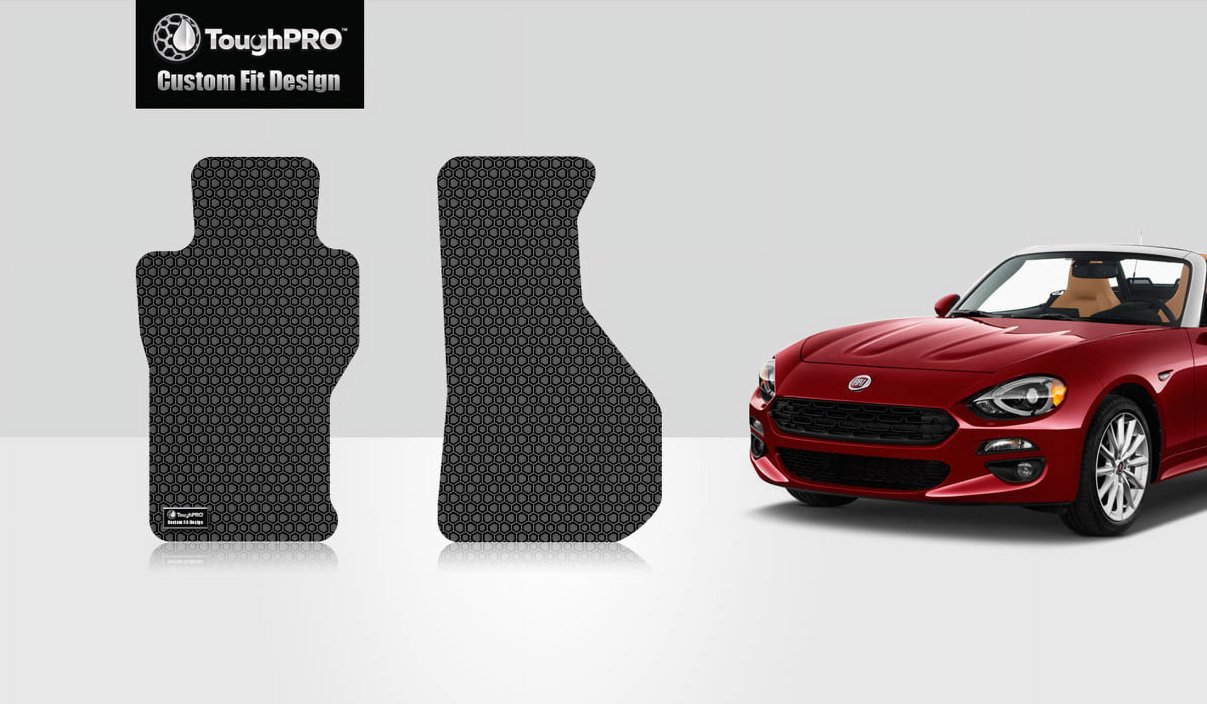 ToughPRO - Two Front Mats Compatible with FIAT Spider 124 - All Weather ...