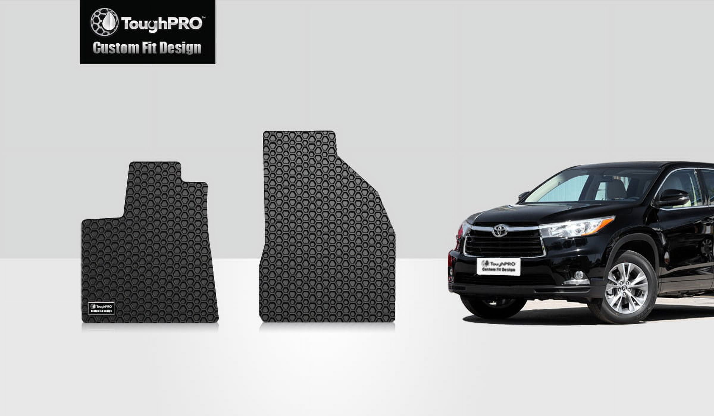 ToughPRO - Two Front Mats Compatible with TOYOTA Highlander - All ...