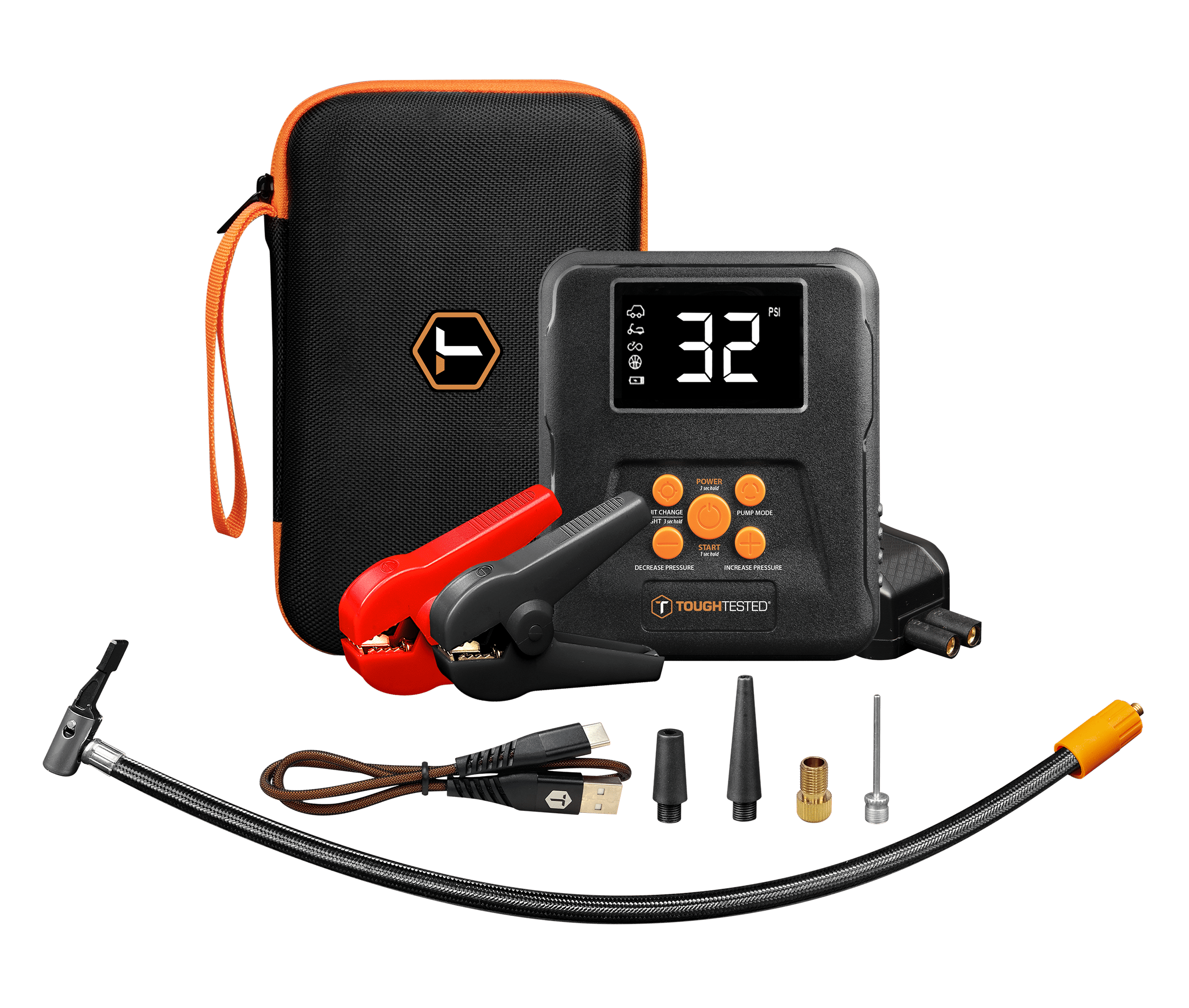 ToughTested - Phoenix Jump Starter, Tire Inflator & Portable Charger ...
