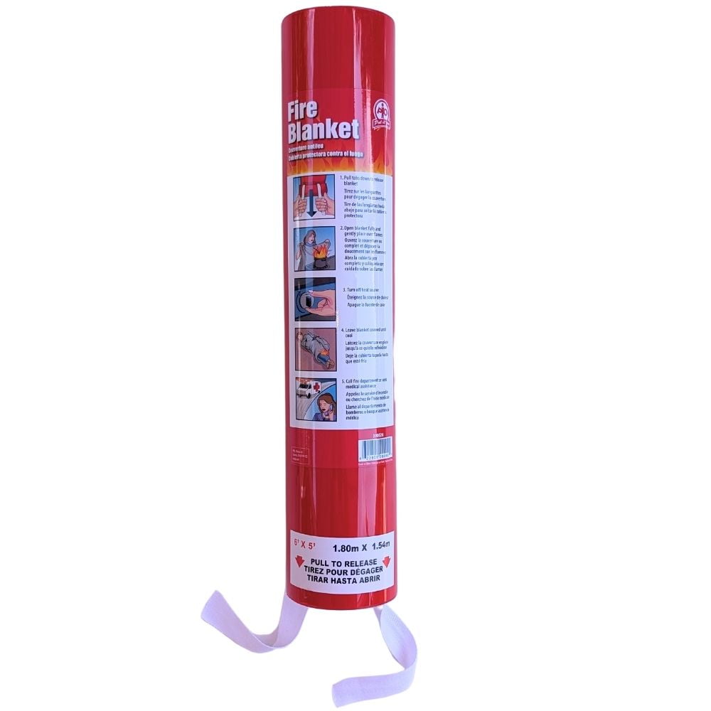 ToughWorkz Large Emergency Fire Blanket for Fire Suppression. Wall ...