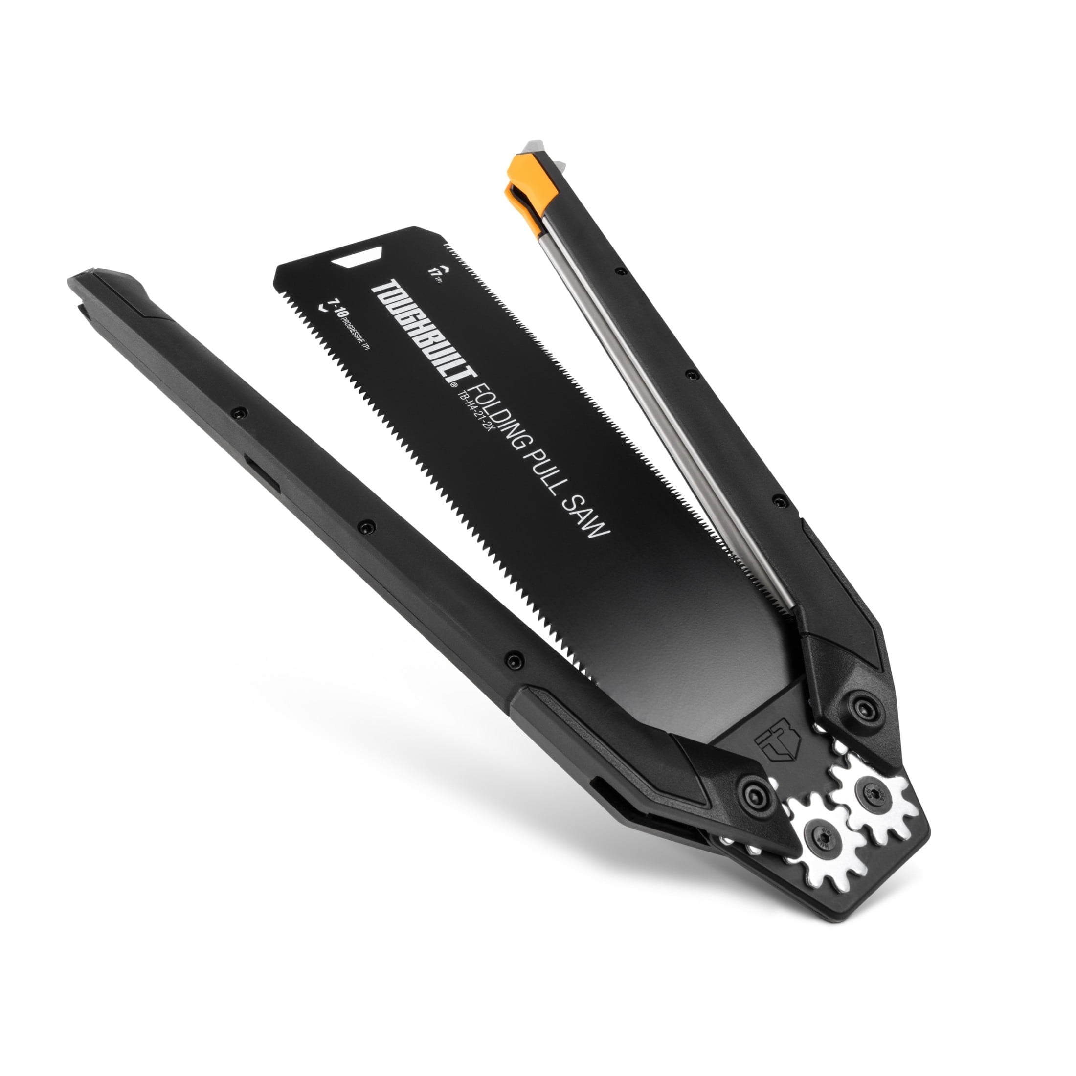 Toughbuilt 9.75 in. Plastic Blade Foldable Hand Saw, Black - 17 TPI ...