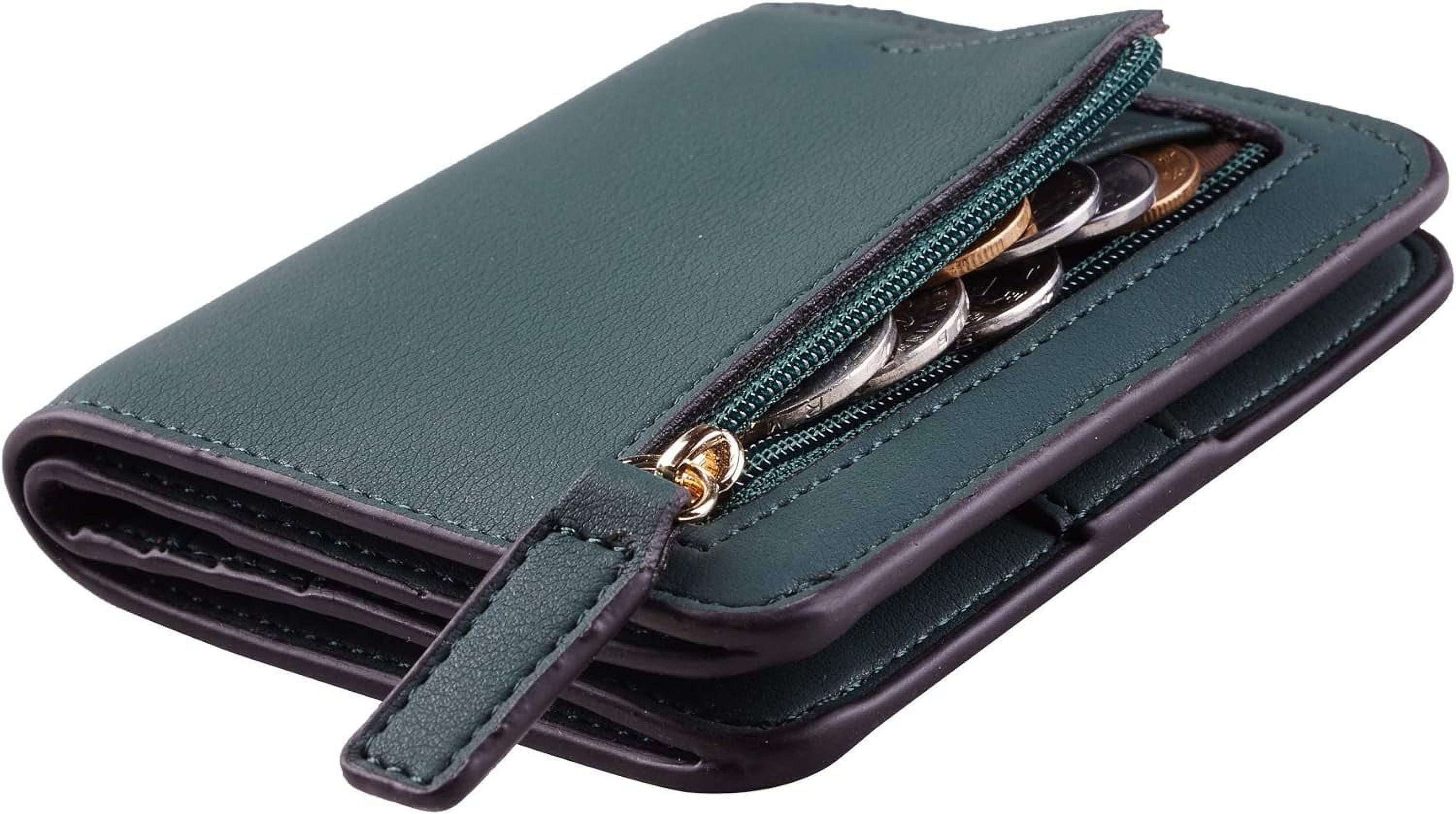 Toughergun Womens Rfid Blocking Small Compact Bifold Luxury Genuine ...