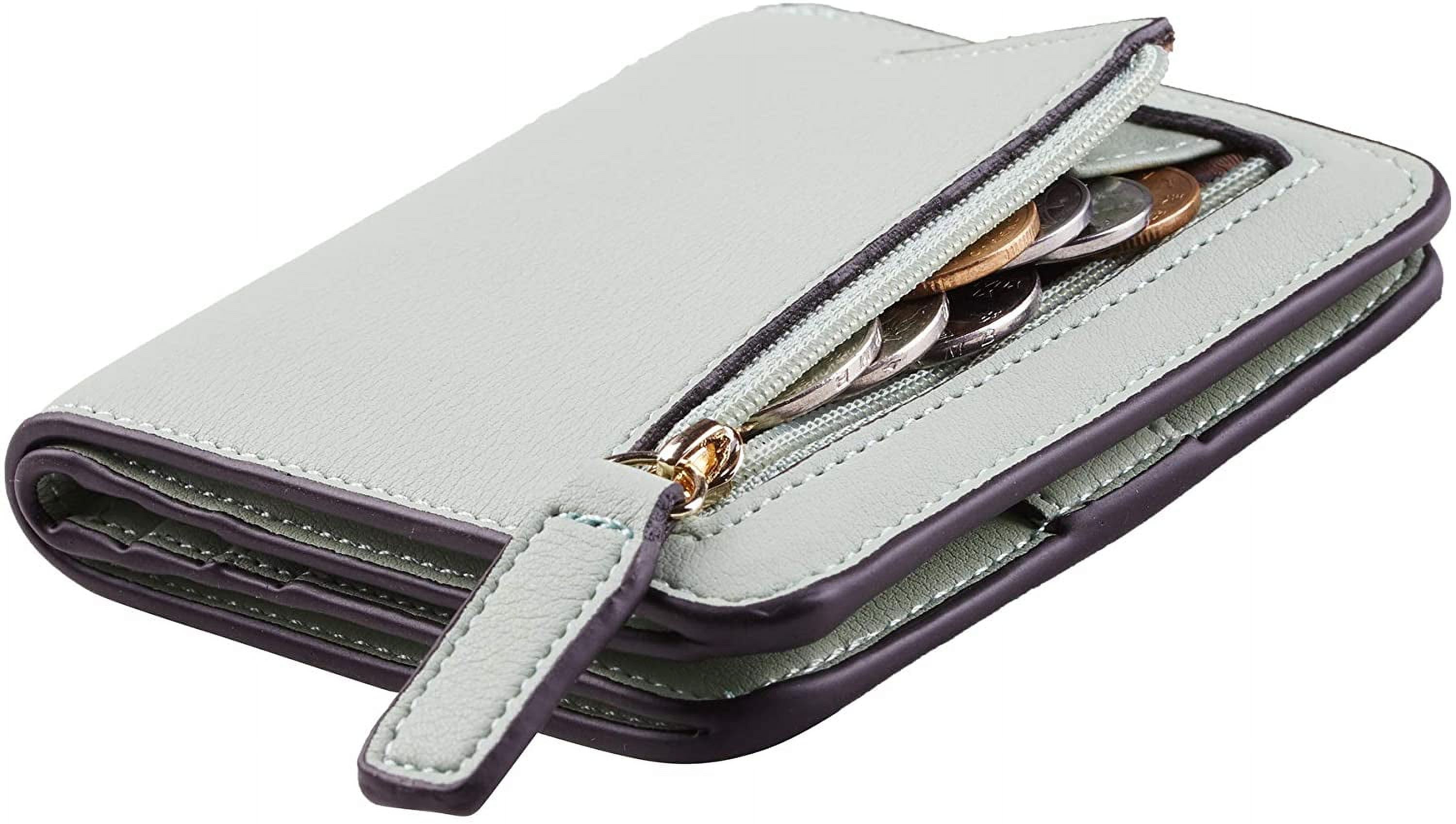 Toughergun Womens Rfid Blocking Small Compact Bifold Luxury Genuine ...