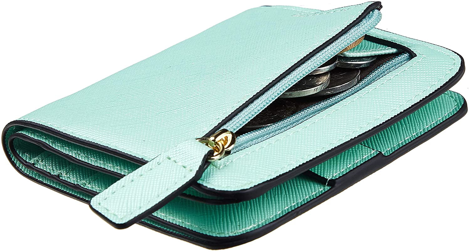 Toughergun Womens Rfid Blocking Small Compact Bifold Luxury Genuine ...