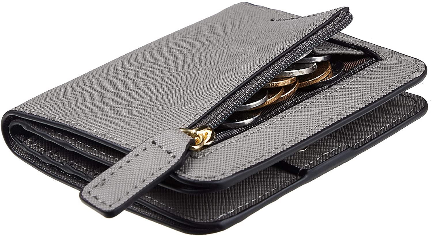 Toughergun Womens Rfid Blocking Small Compact Bifold Luxury Genuine ...