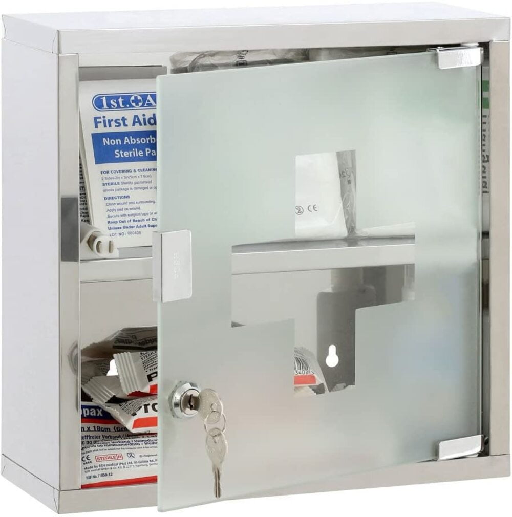 Stainless Steel Lockable First Aid Cabinet | Cabinets Matttroy