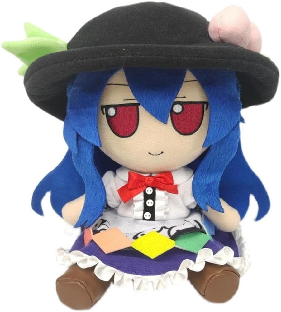 Touhou Project Plush Toy Stuffed Doll Hinanawi Tenshi Figure Plushie ...