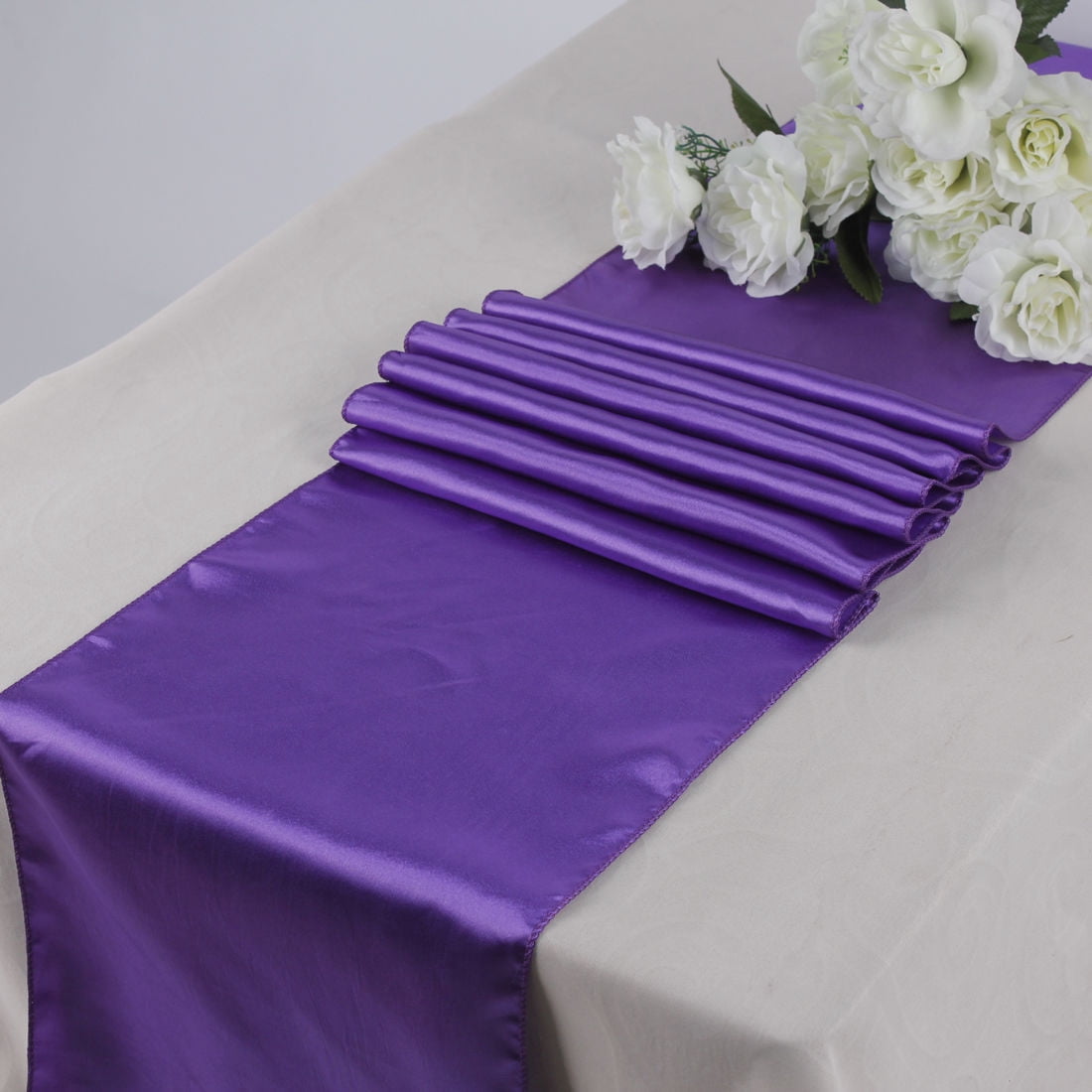 Touiyu 1 Pack Satin Dolly 6 x 210 Inches Long Shiny Silk Smooth Fabric ...